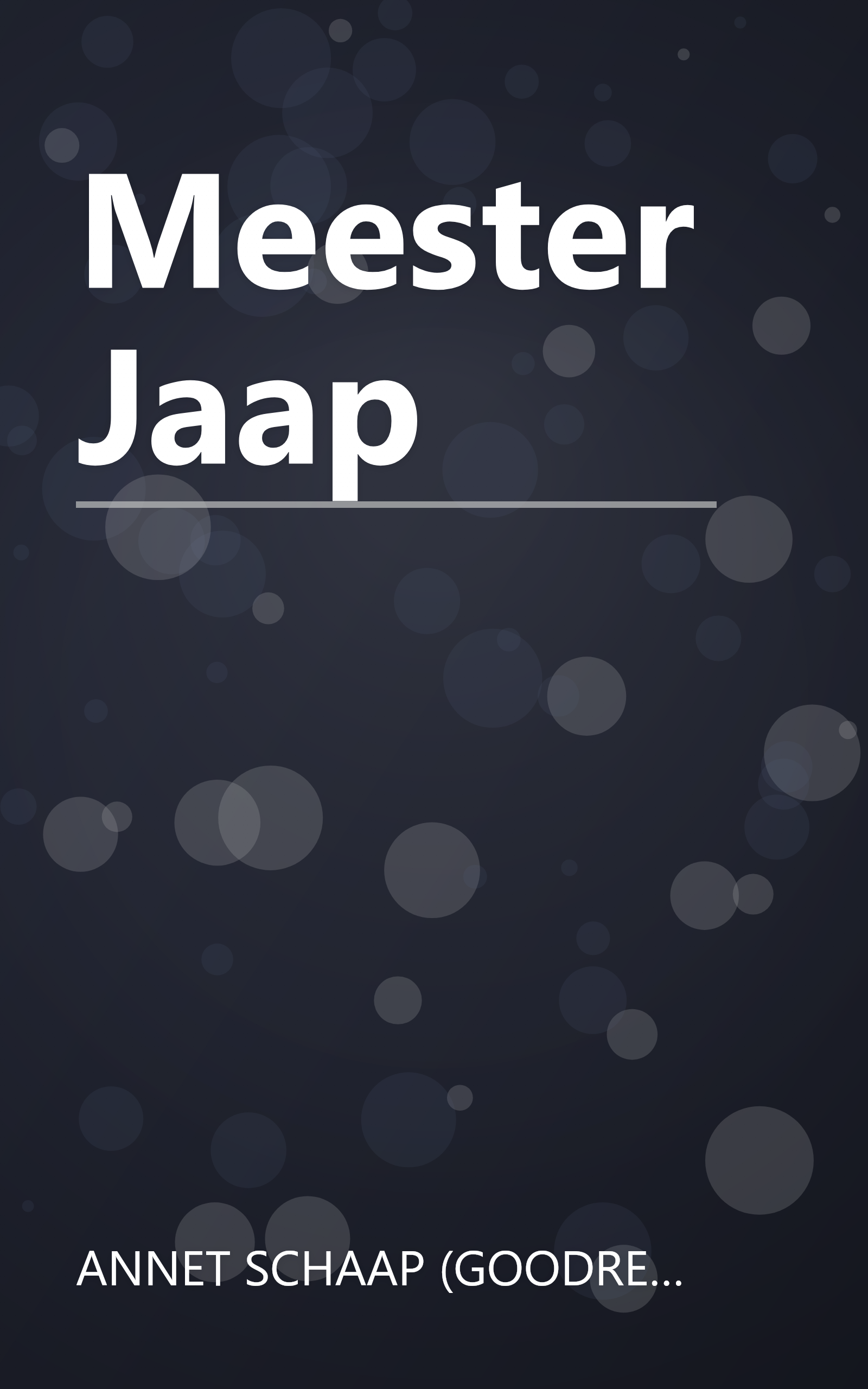 Meester Jaap book cover