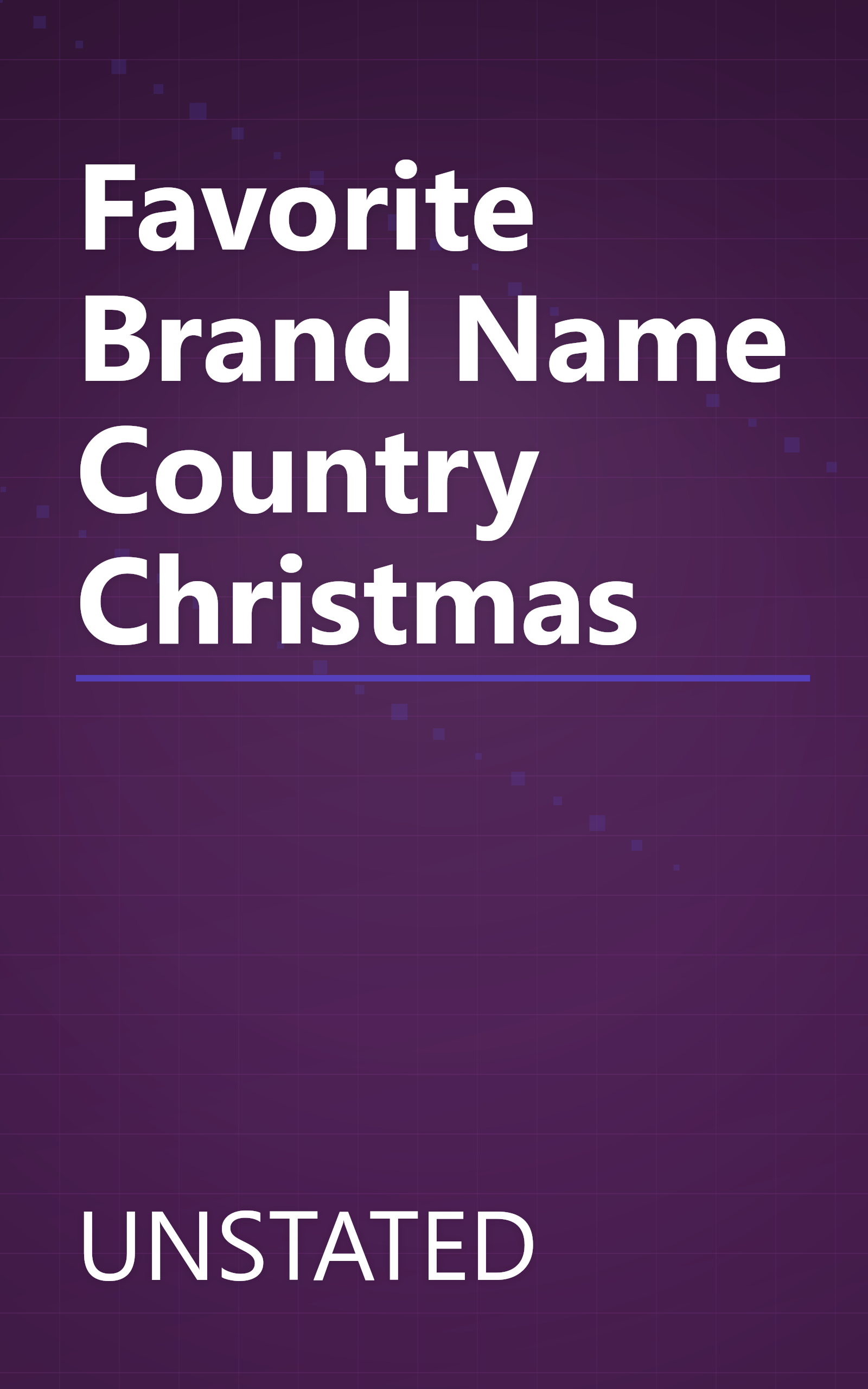 Favorite Brand Name Country Christmas book cover