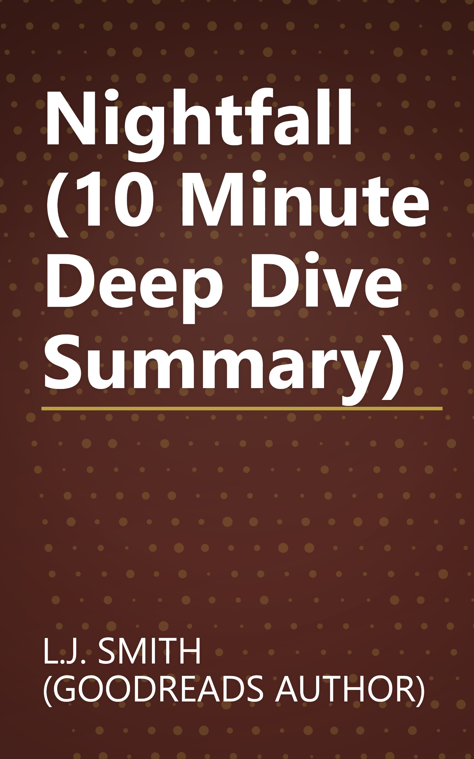 Nightfall (10 Minute   Deep Dive Summary) book cover