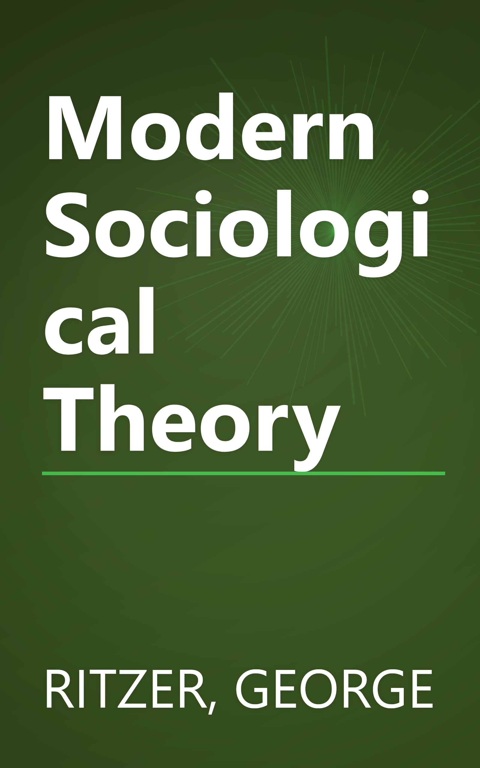 Modern Sociological Theory book cover