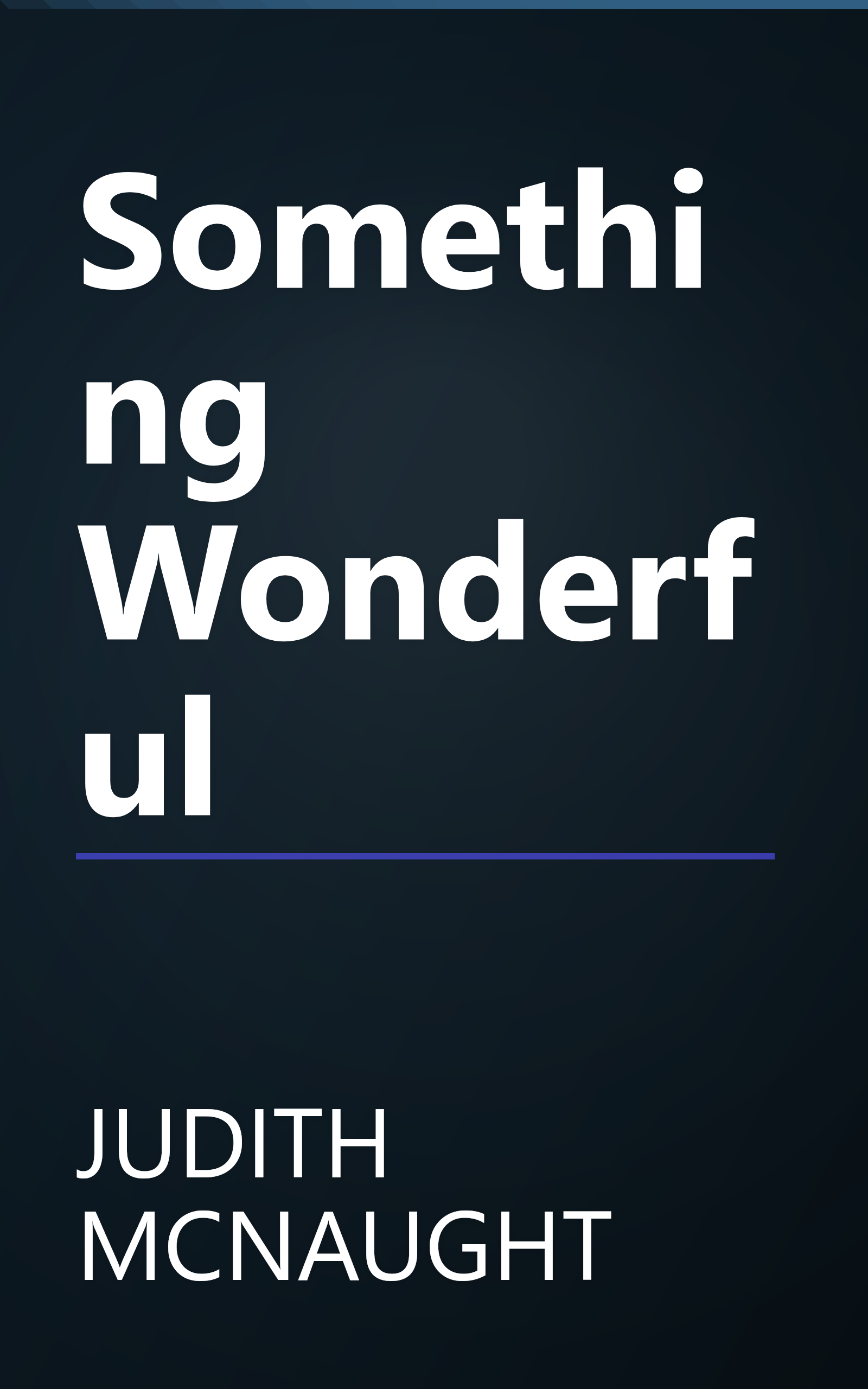 Something Wonderful book cover