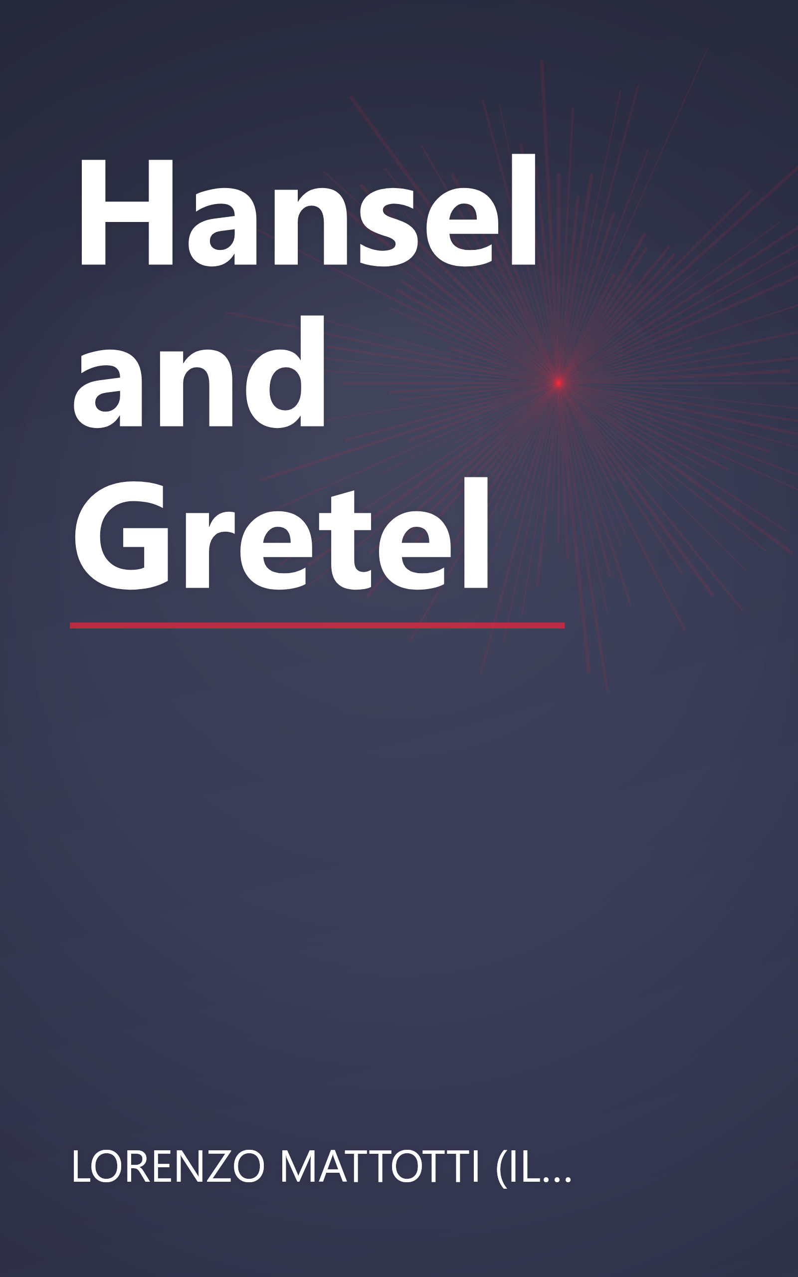 Hansel and Gretel book cover