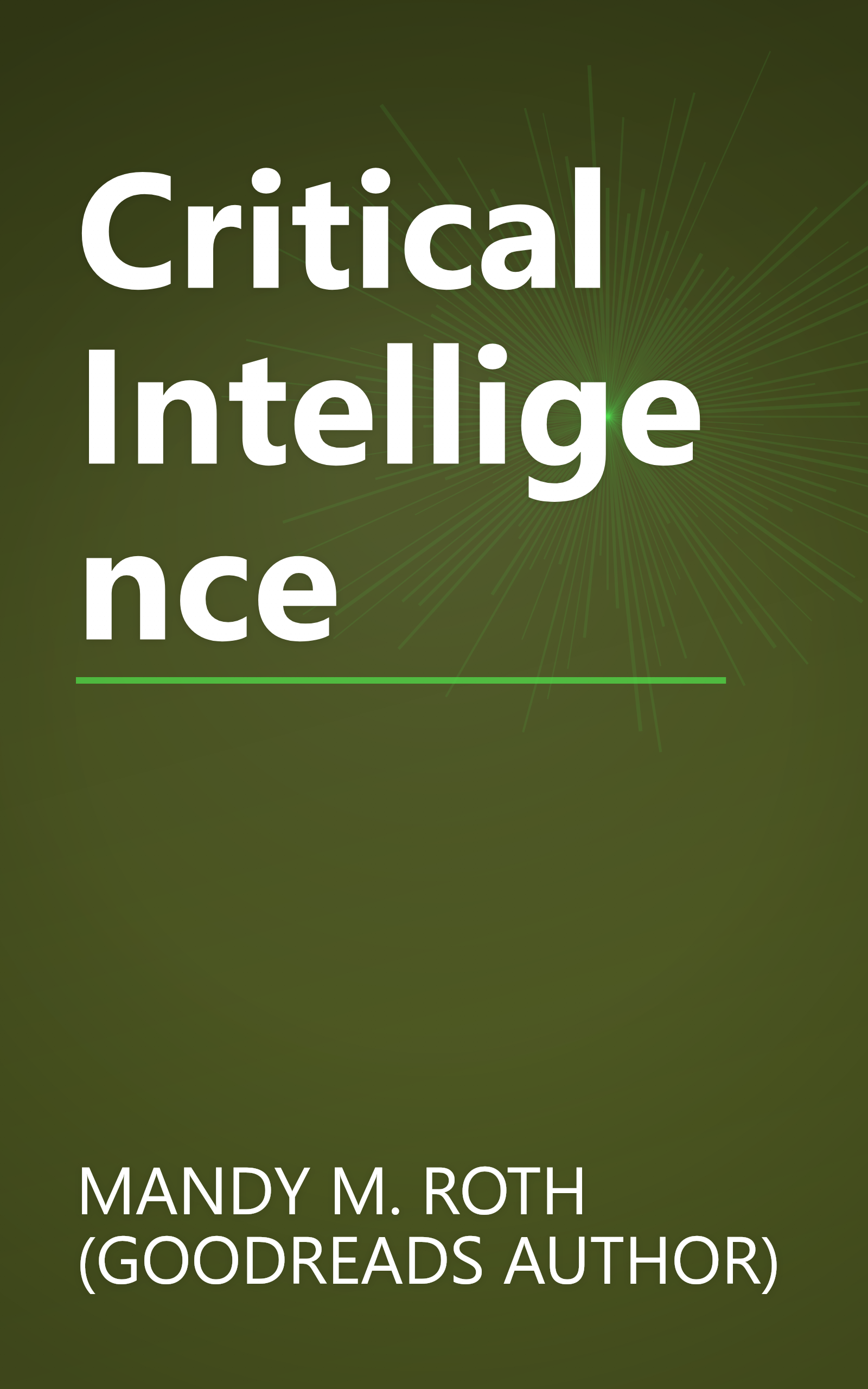 Critical Intelligence book cover