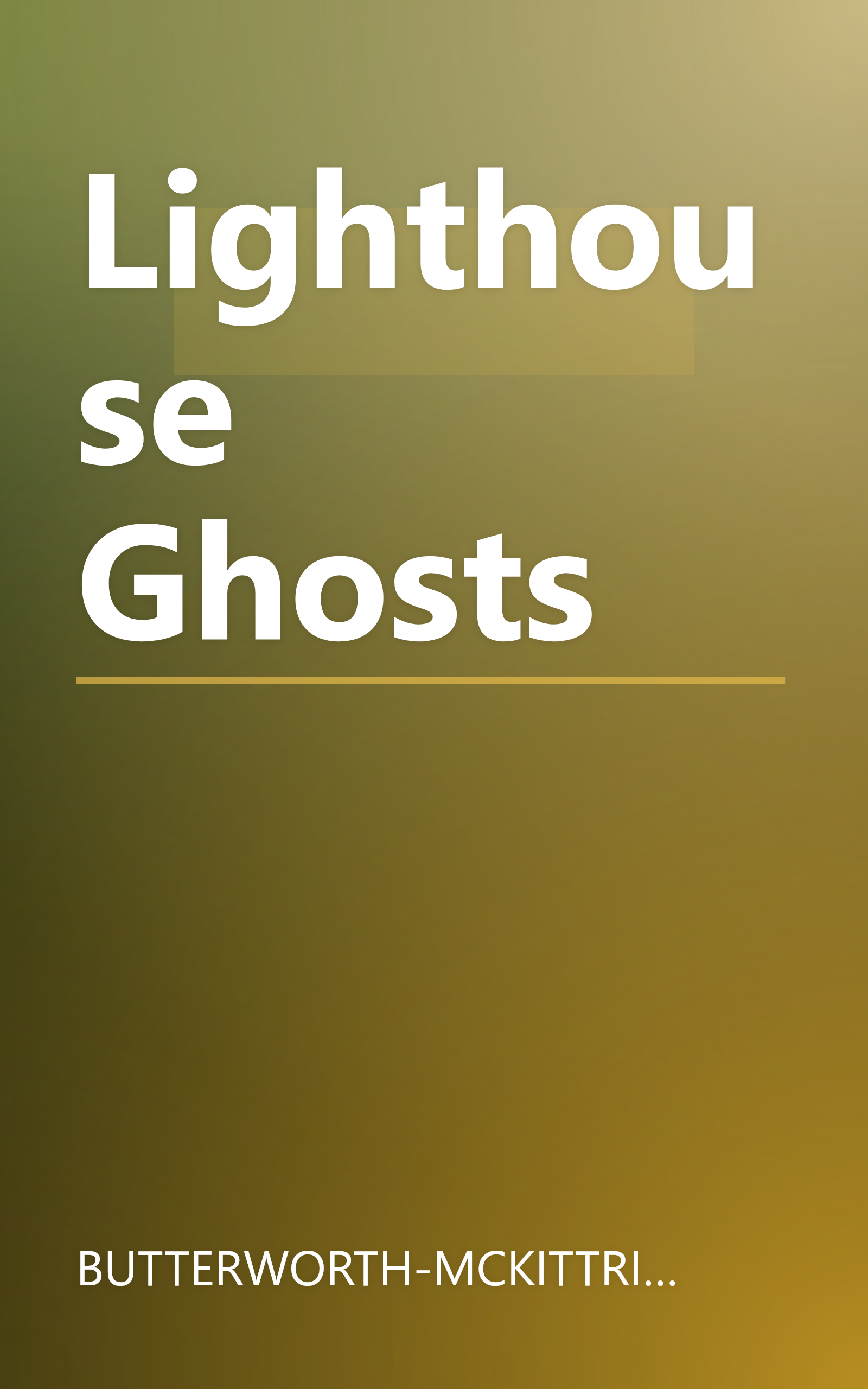 Lighthouse Ghosts book cover