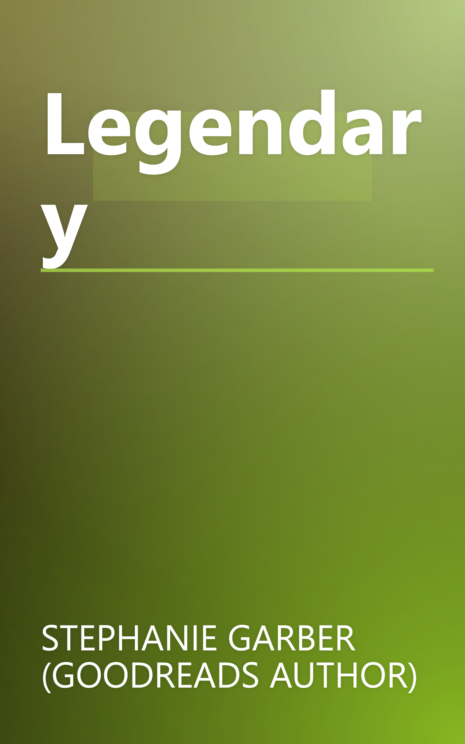 Legendary book cover