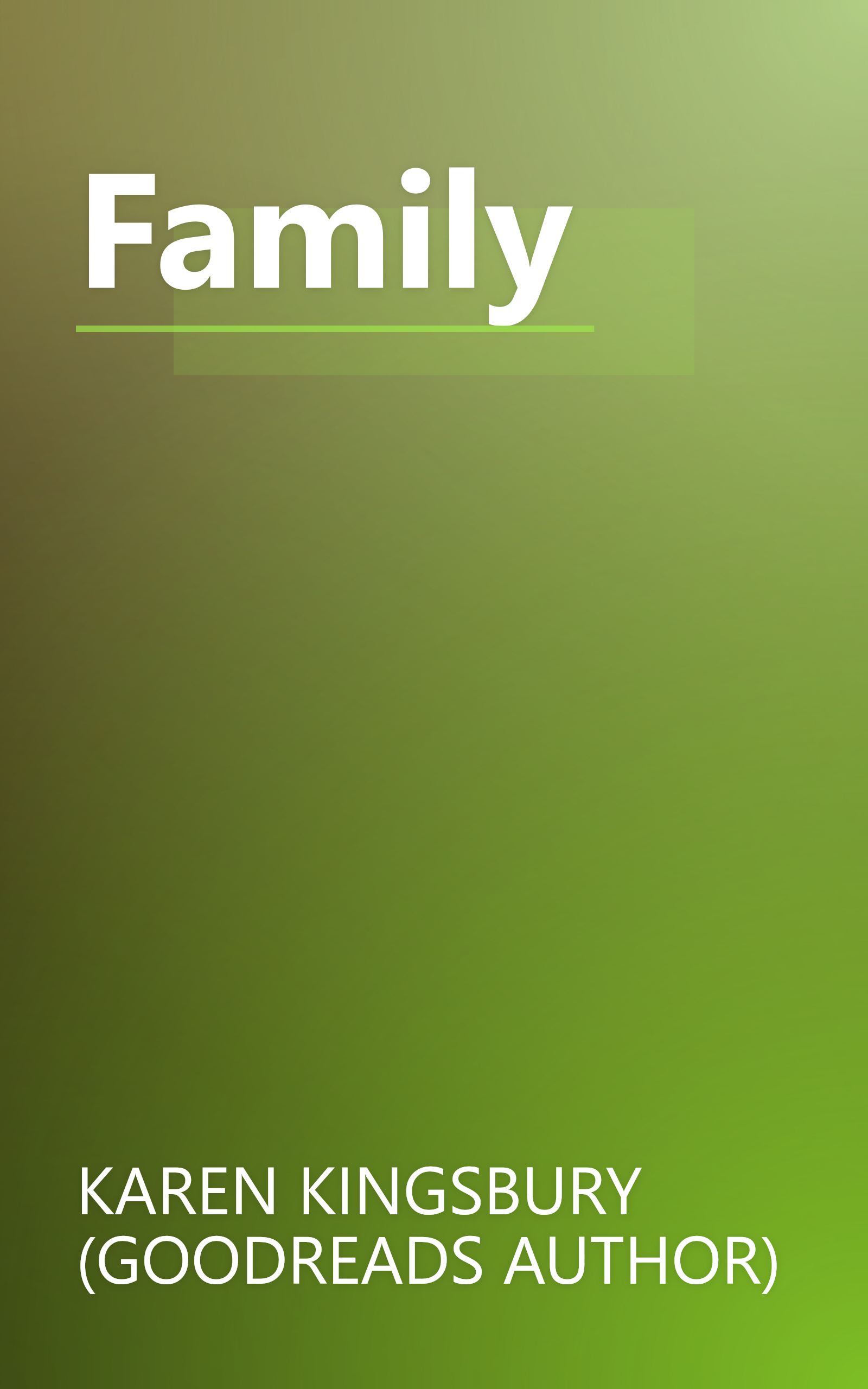 Family book cover