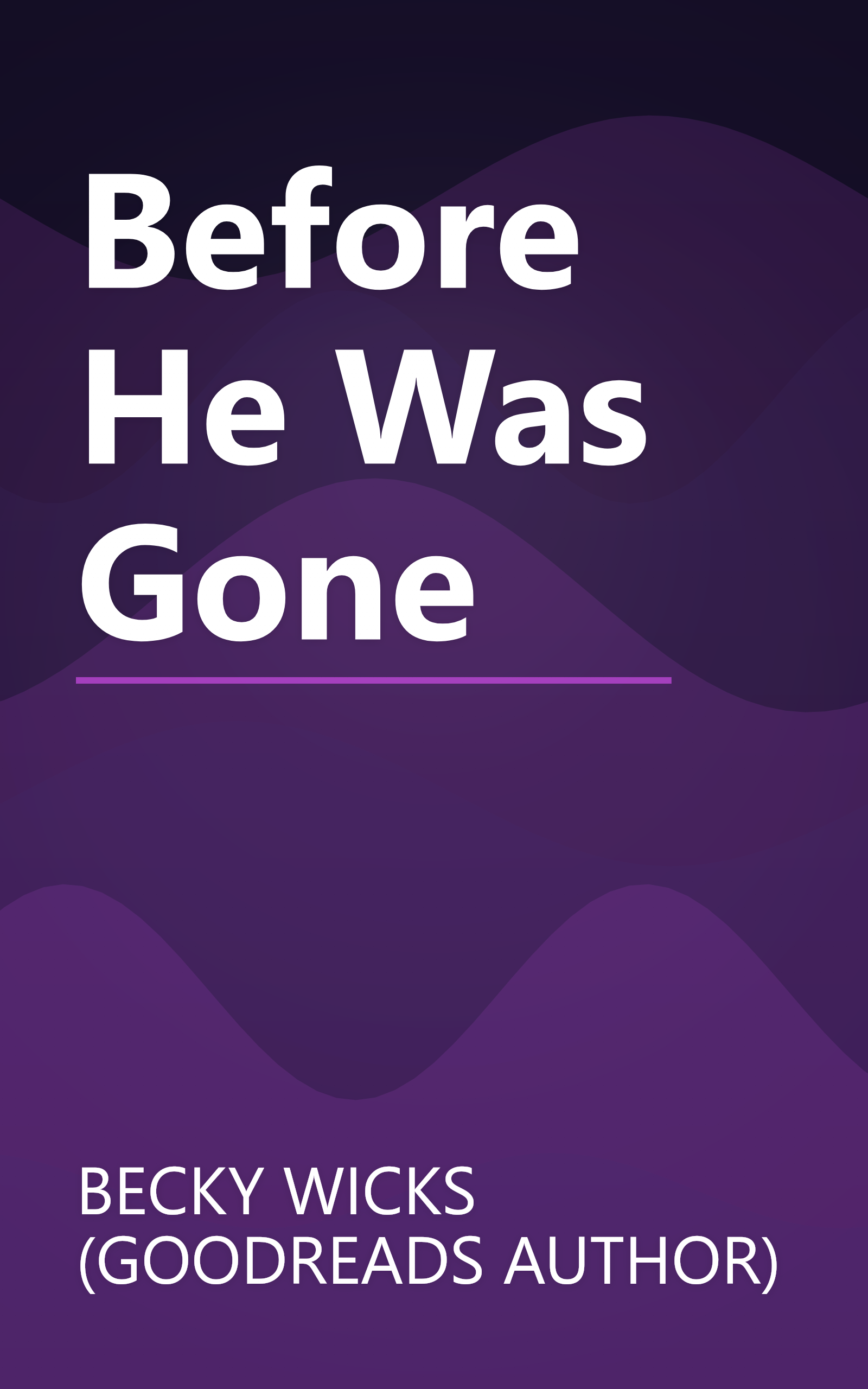 Before He Was Gone book cover