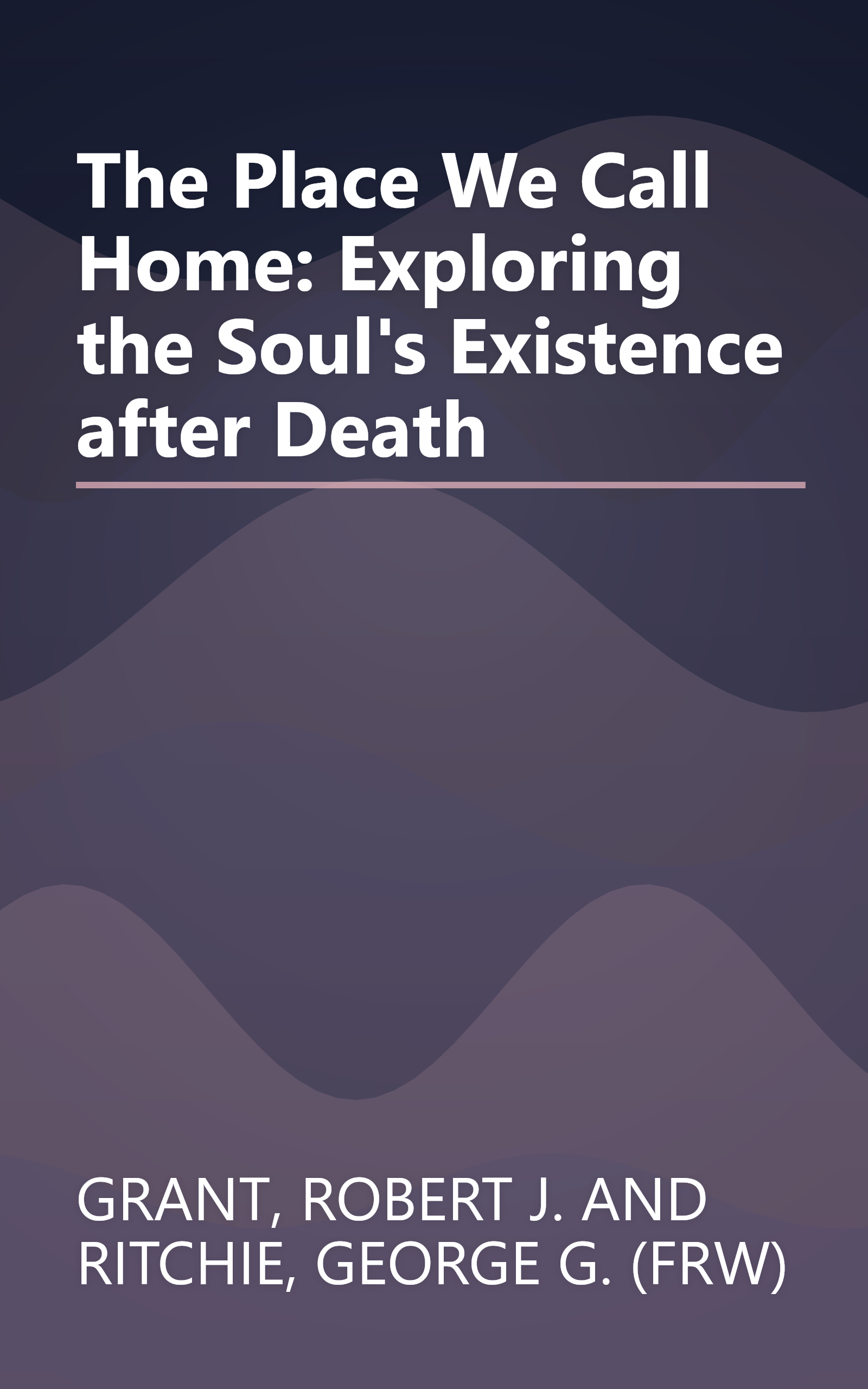 The Place We Call Home: Exploring the Soul's Existence after Death book cover