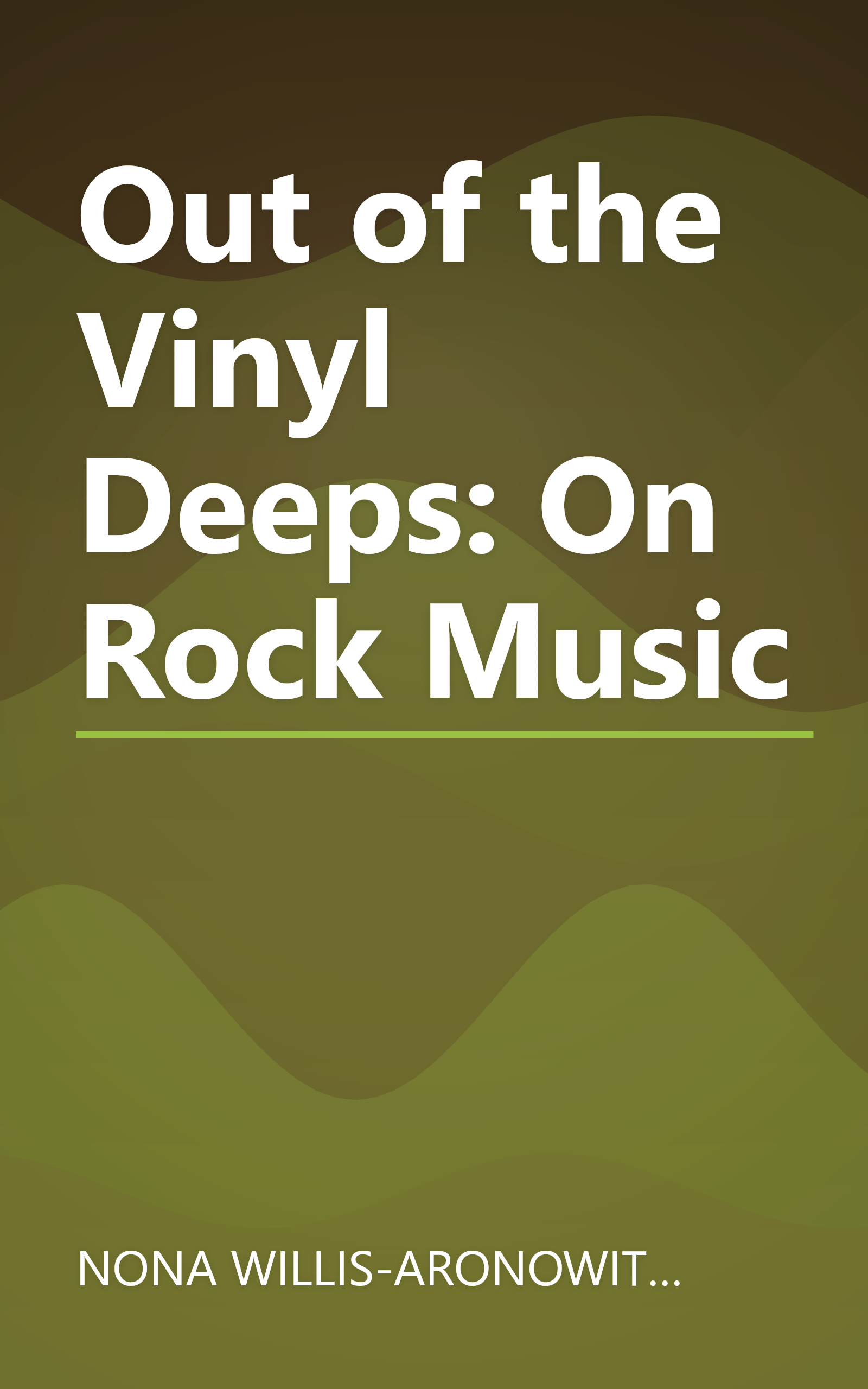 Out of the Vinyl Deeps: On Rock Music book cover