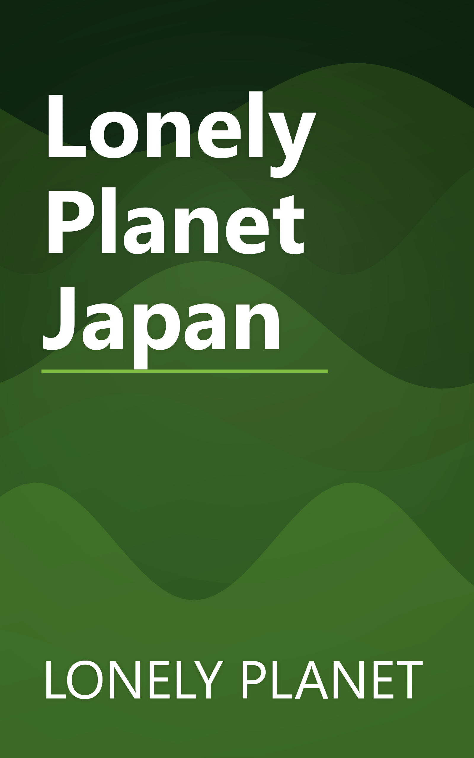 Lonely Planet Japan book cover