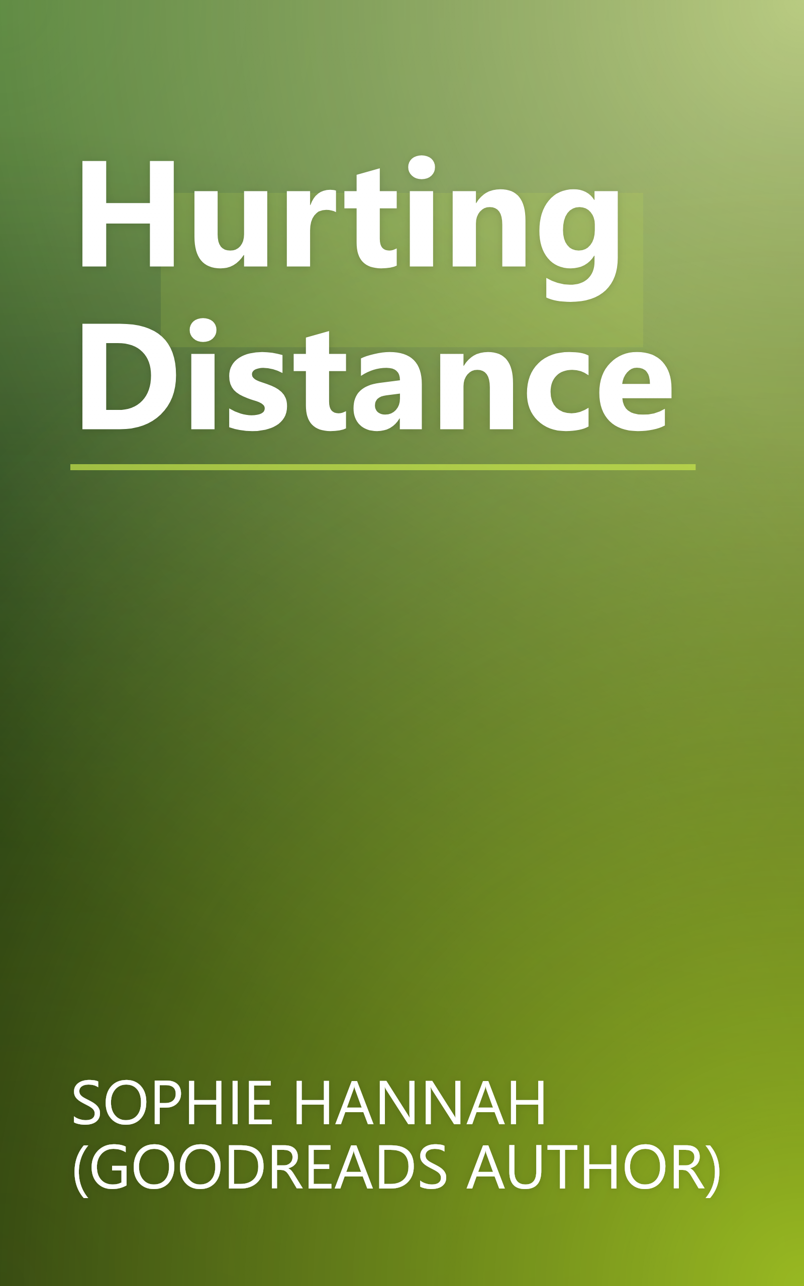 Hurting Distance book cover