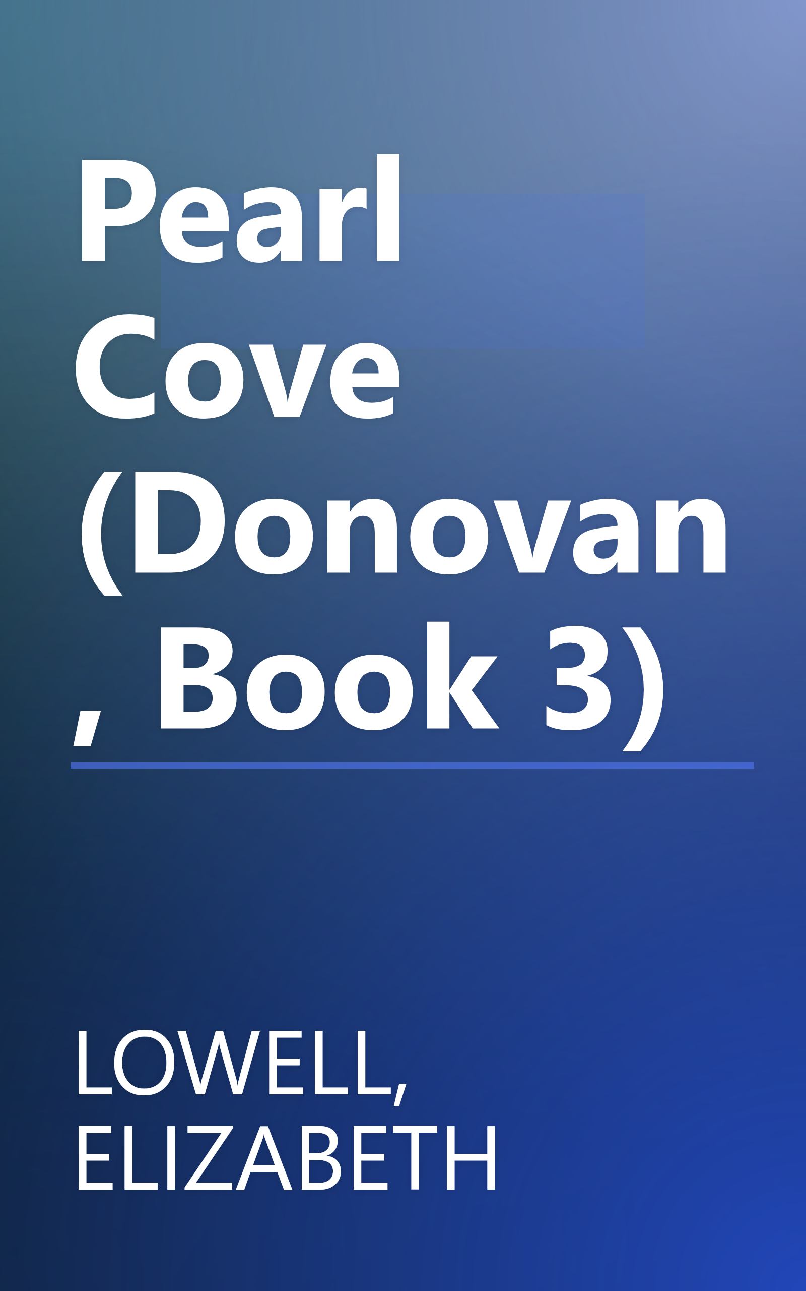 Pearl Cove (Donovan, Book 3) book cover