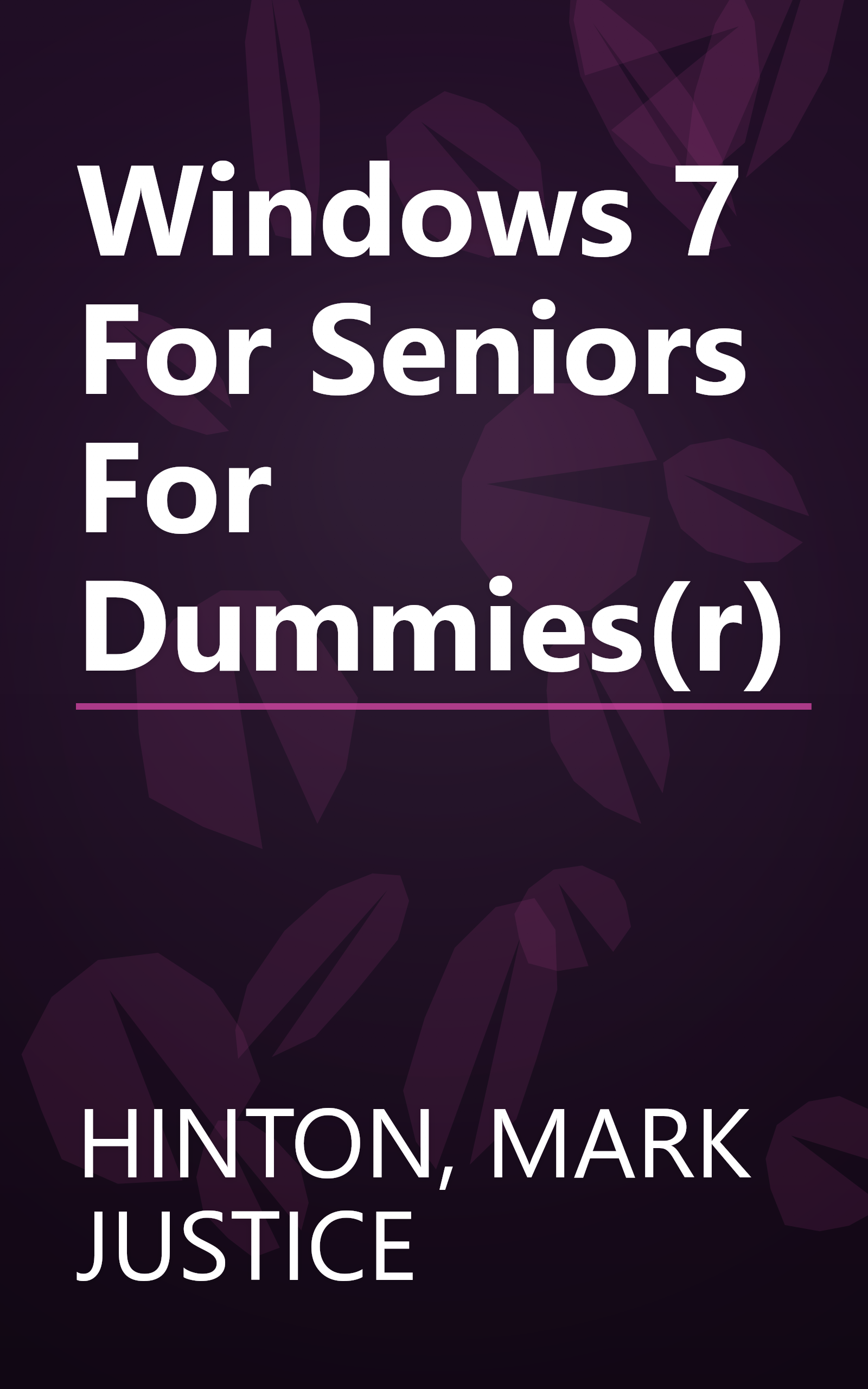 Windows 7 For Seniors For Dummies(r) book cover