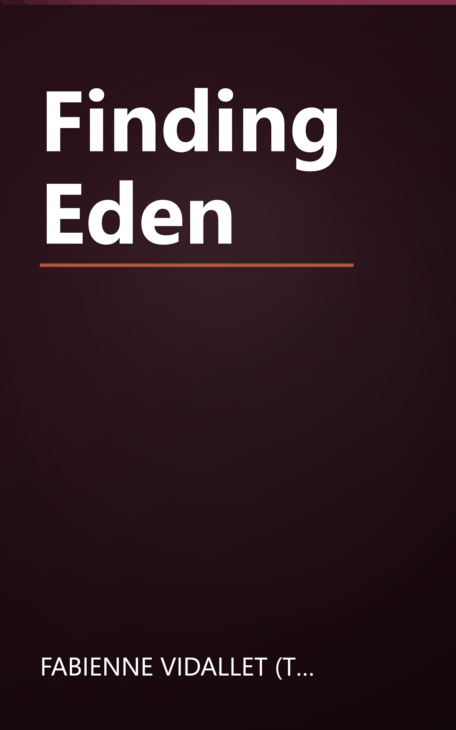 Finding Eden book cover