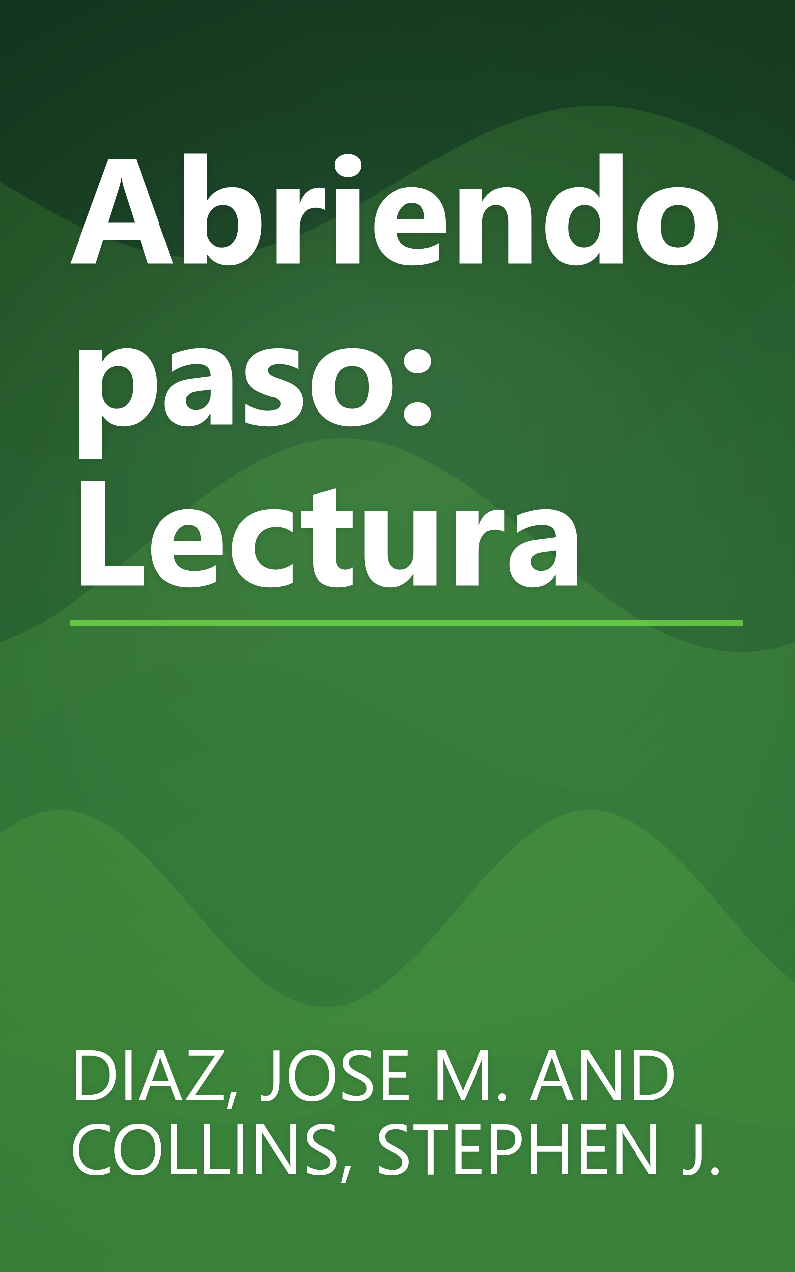 Abriendo paso: Lectura book cover