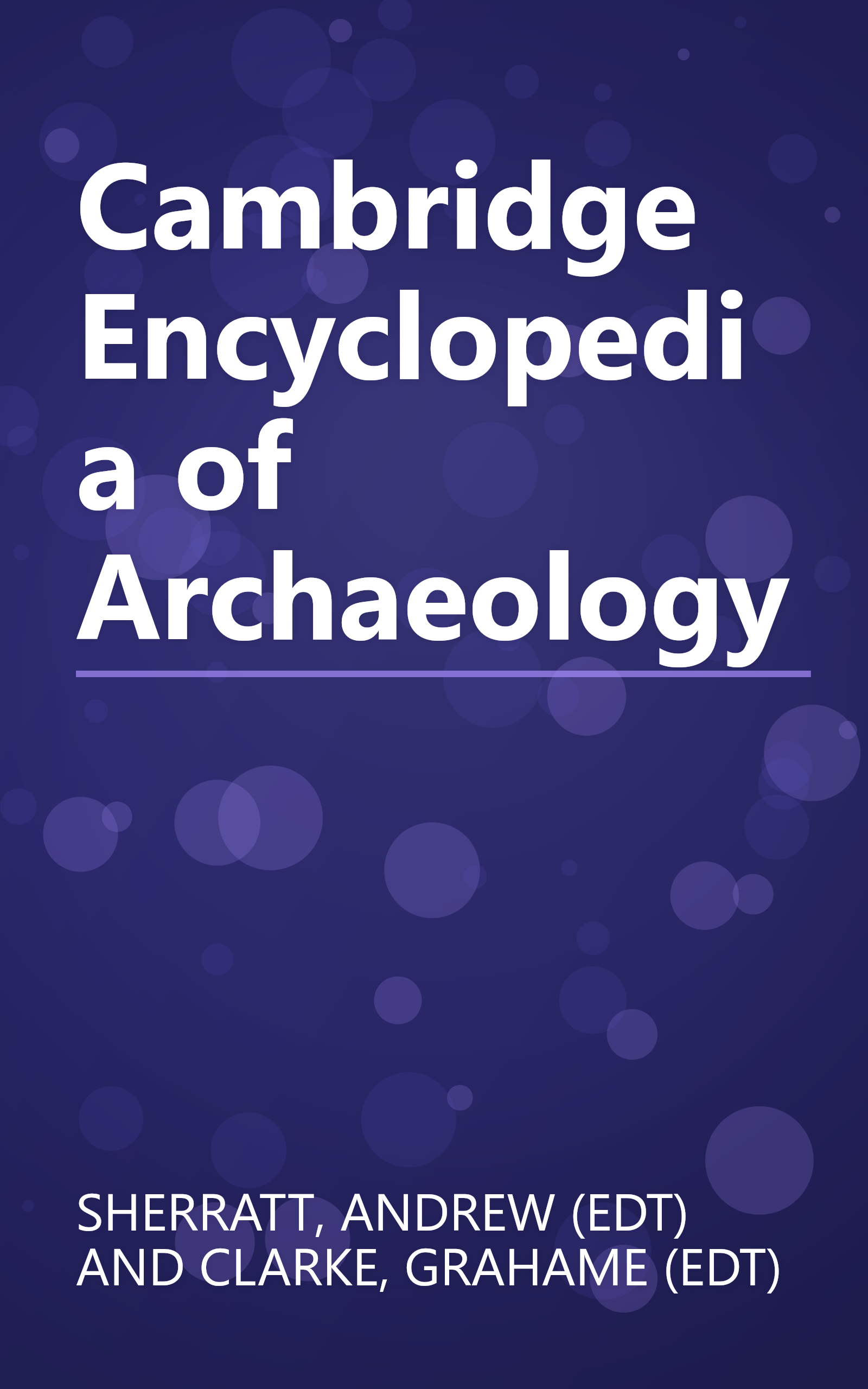 Cambridge Encyclopedia of Archaeology book cover