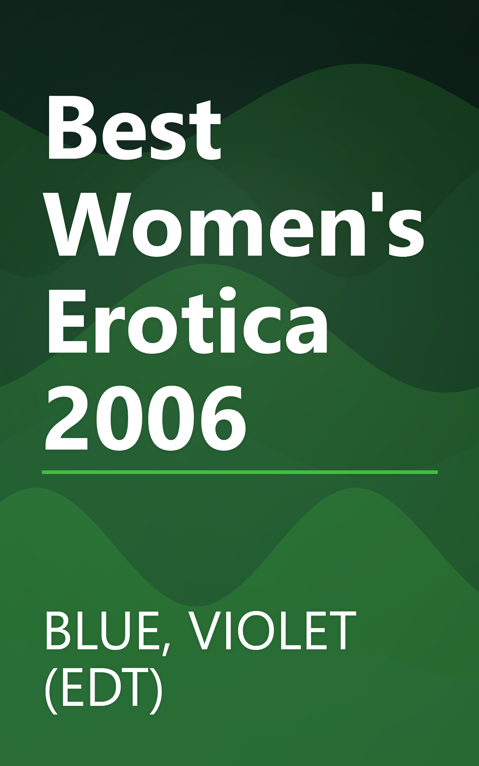 Best Women's Erotica 2006 book cover