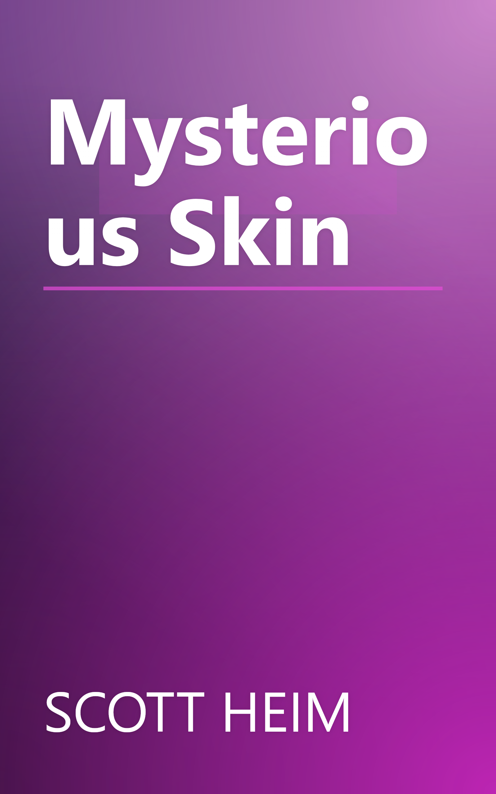 Mysterious Skin book cover