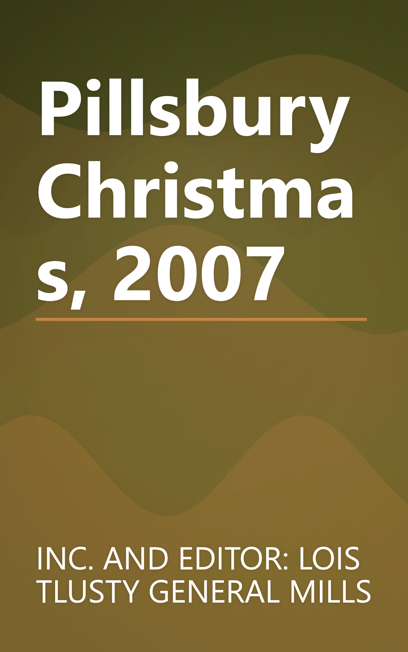 Pillsbury Christmas, 2007 book cover