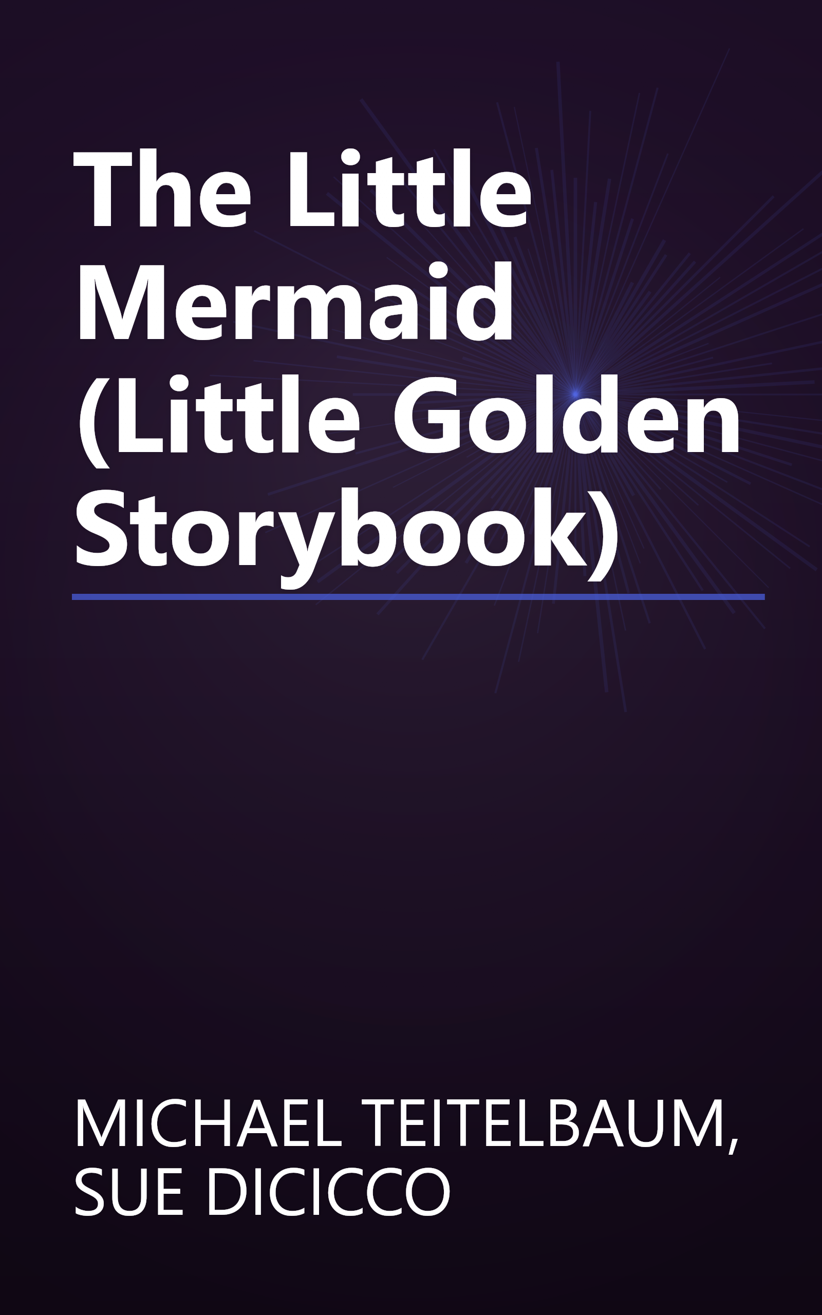 The Little Mermaid (Little Golden Storybook) book cover