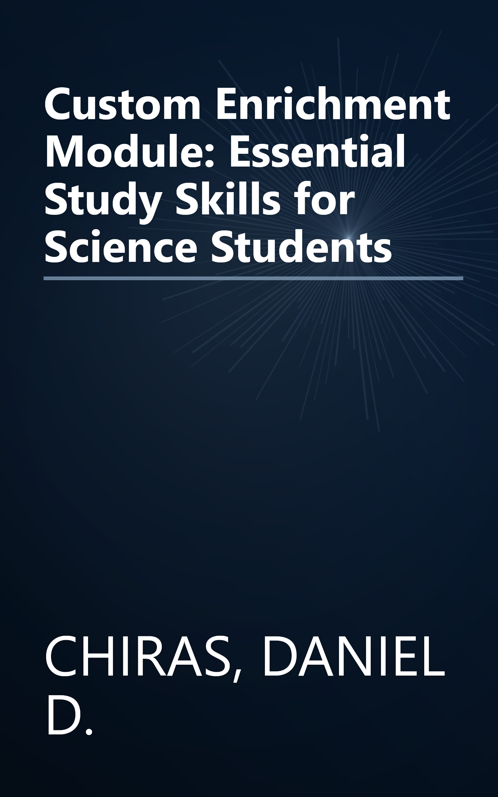 Custom Enrichment Module: Essential Study Skills for Science Students book cover