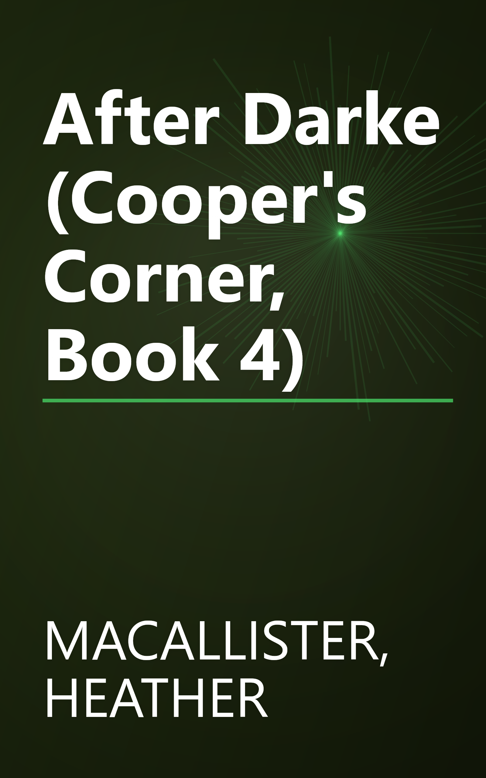 After Darke (Cooper's Corner, Book 4) book cover