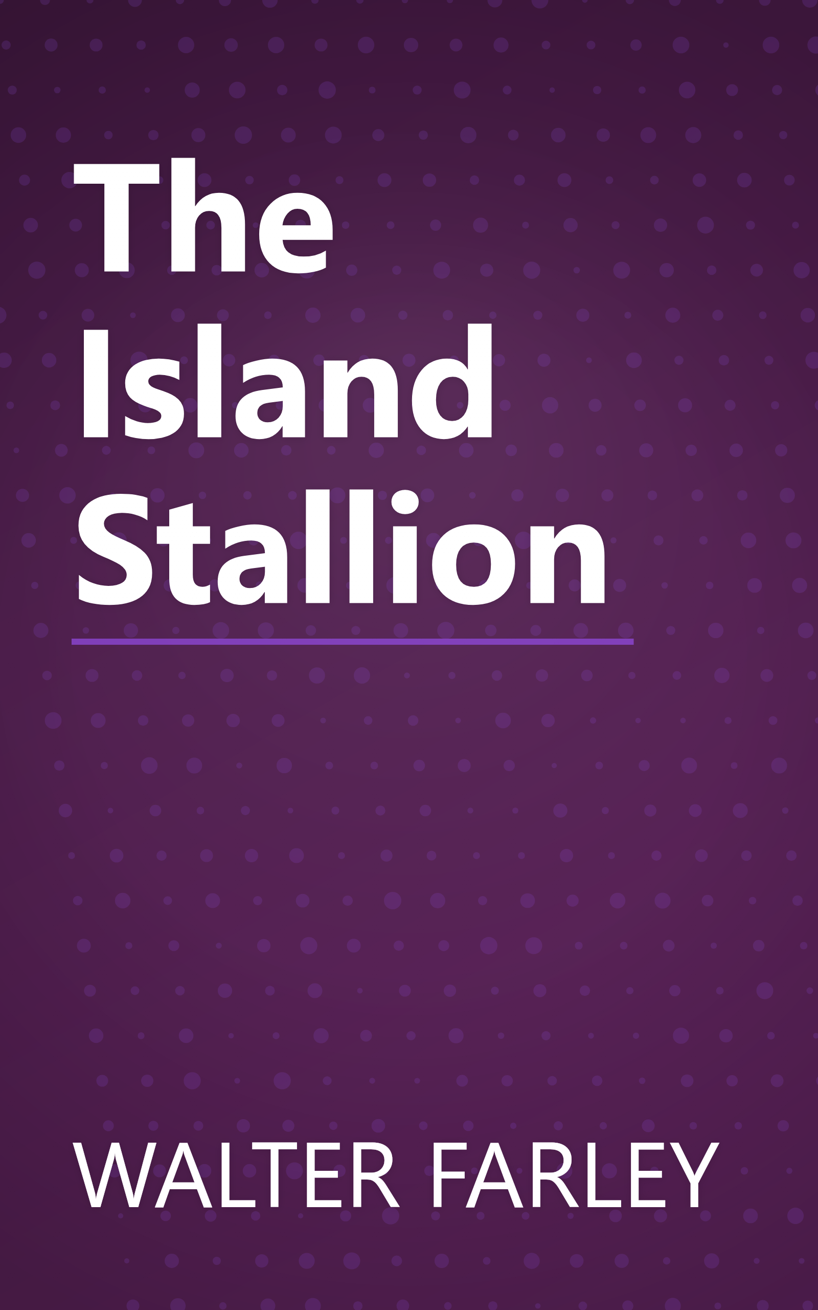 The Island Stallion book cover