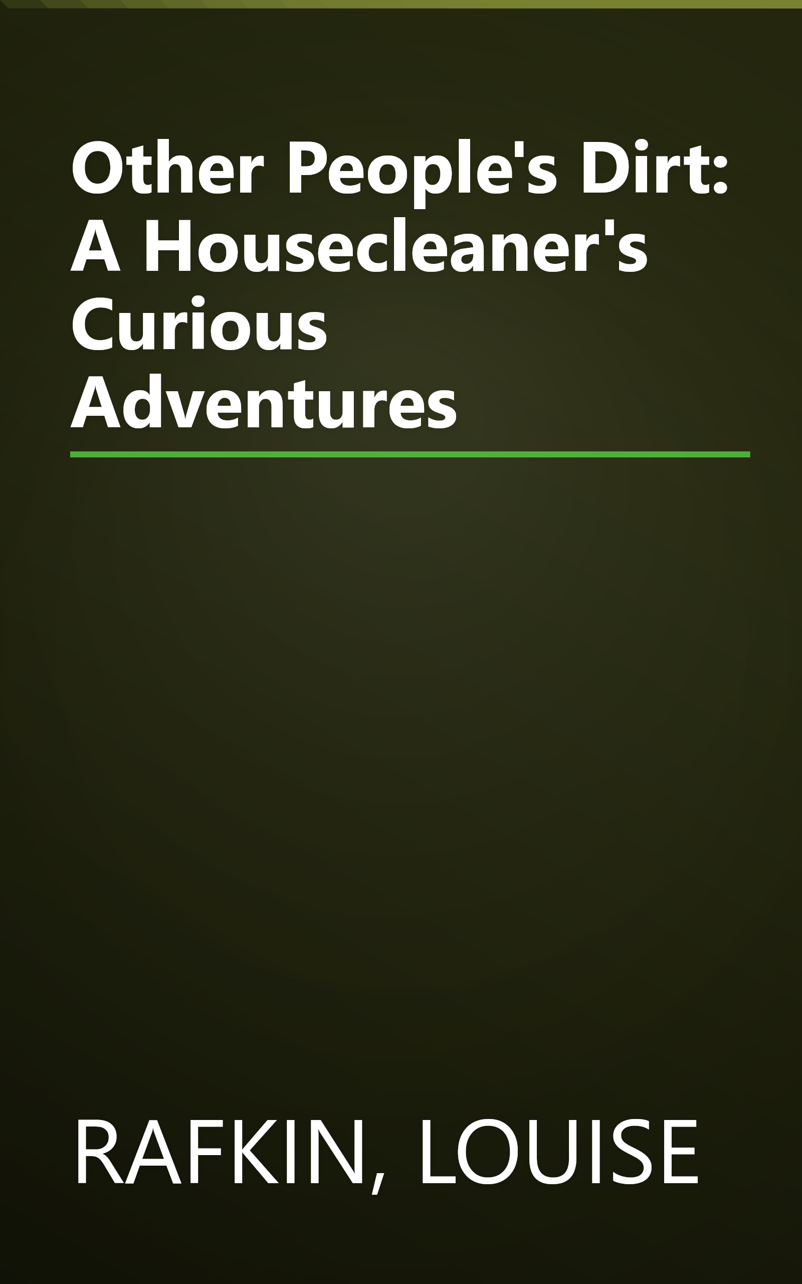 Other People's Dirt: A Housecleaner's Curious Adventures book cover