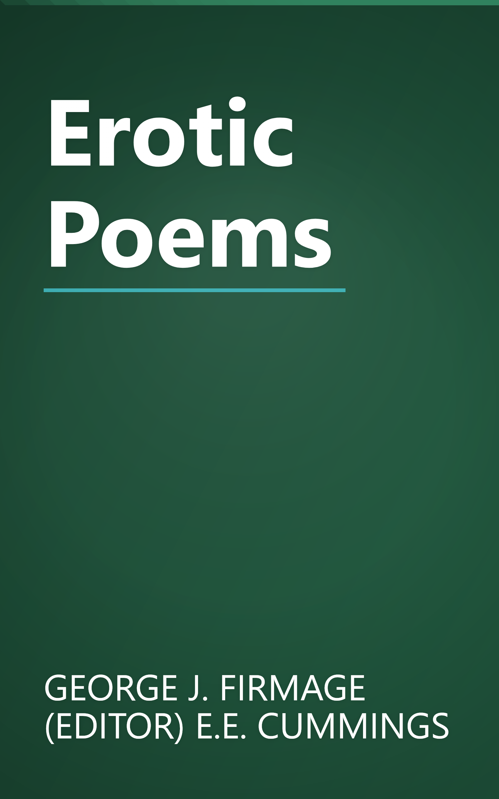 Erotic Poems book cover