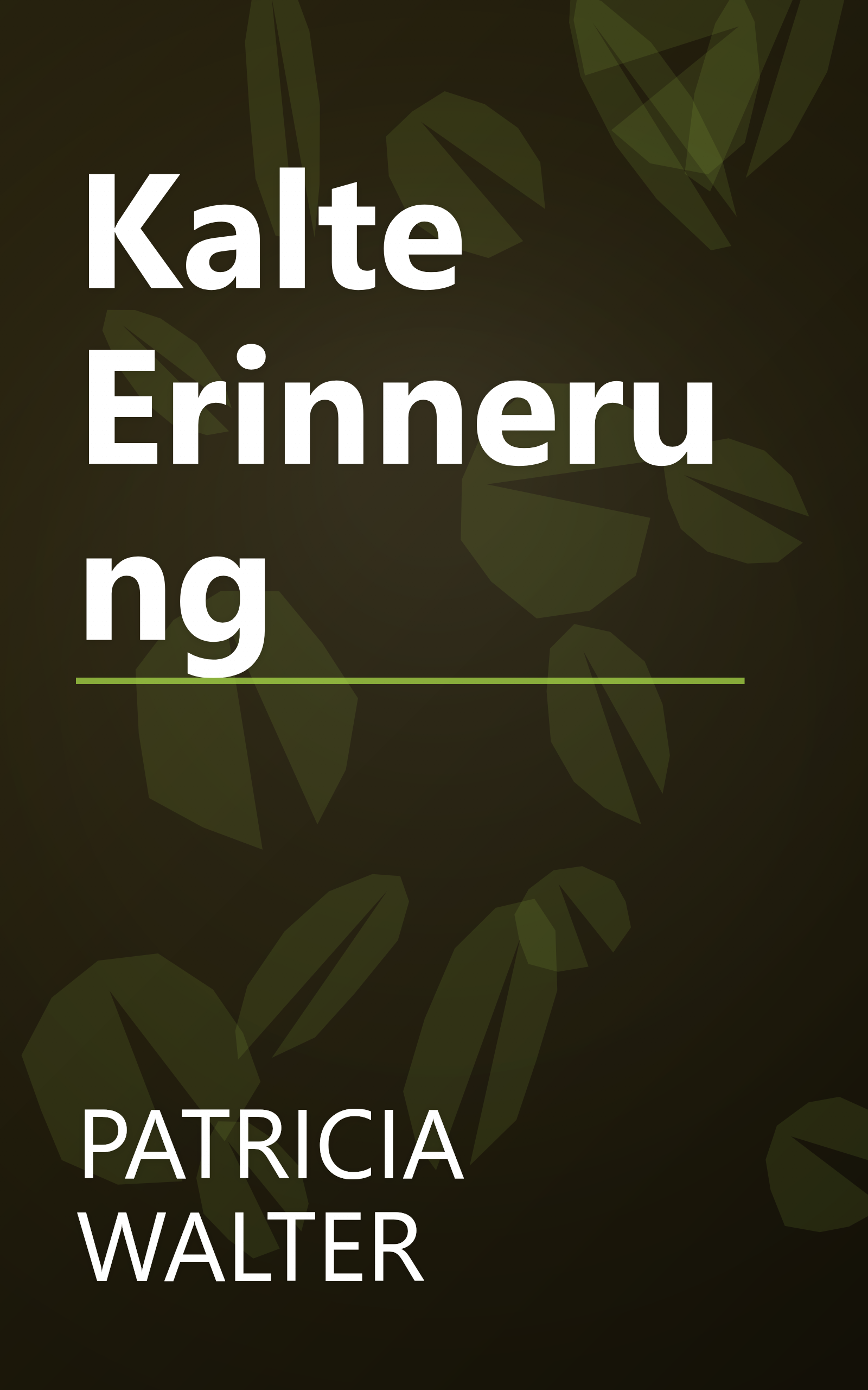 Kalte Erinnerung book cover