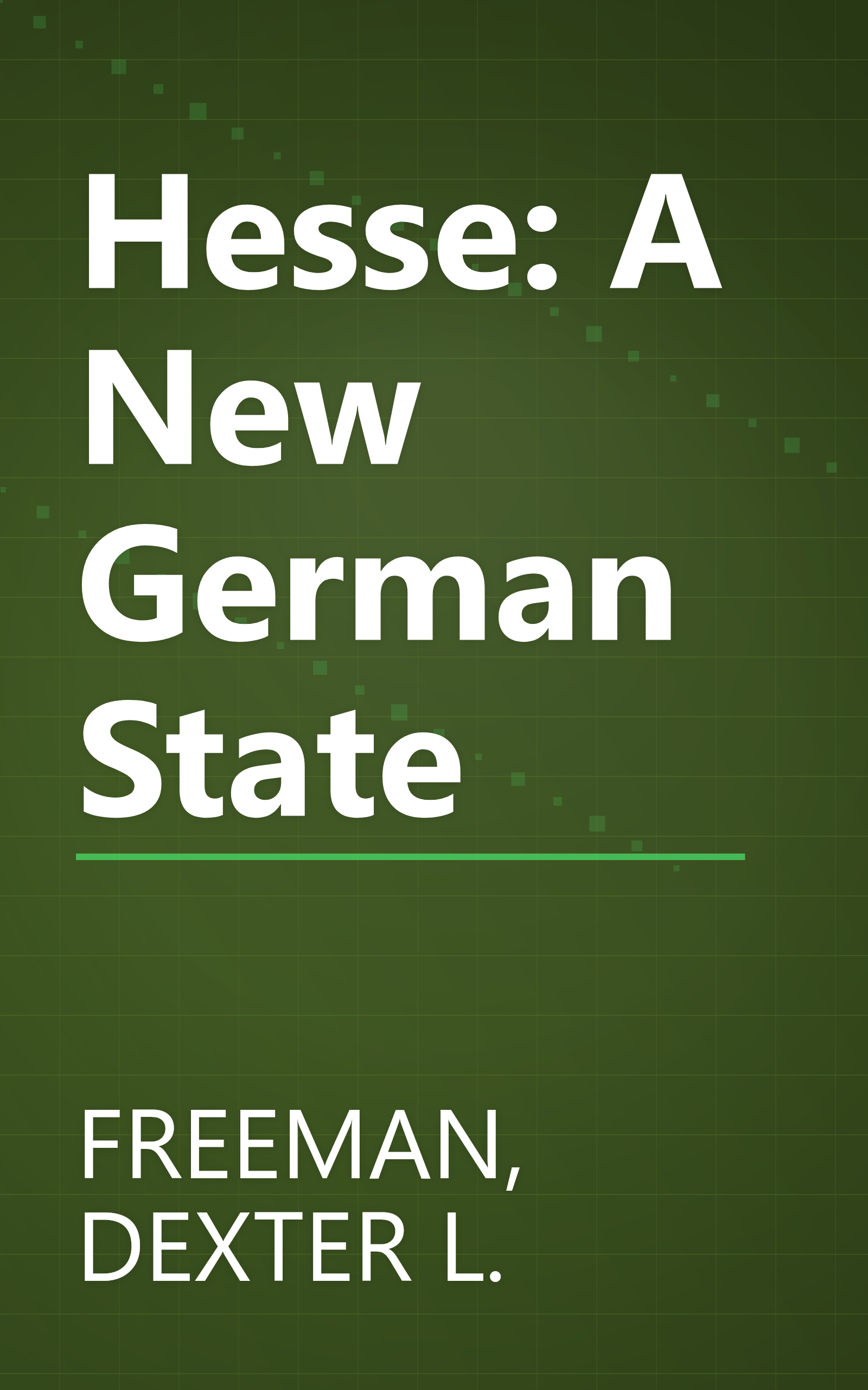 Hesse: A New German State book cover