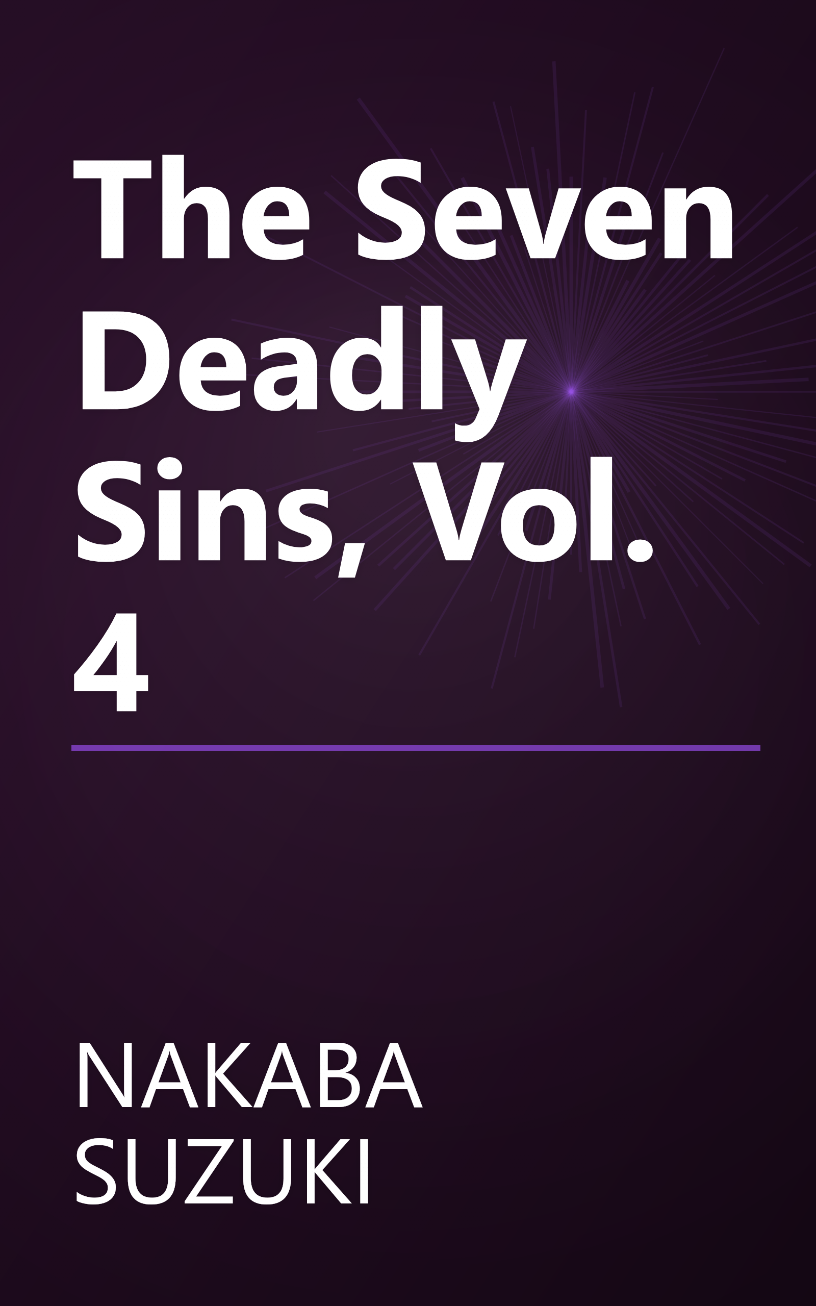 The Seven Deadly Sins, Vol. 4 book cover