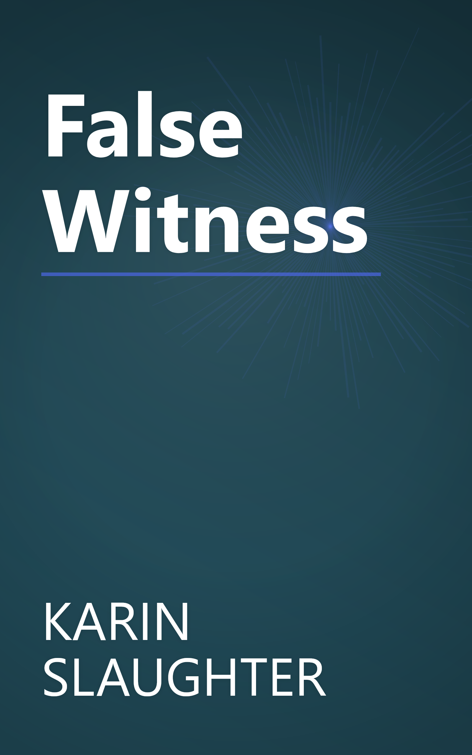 False Witness book cover