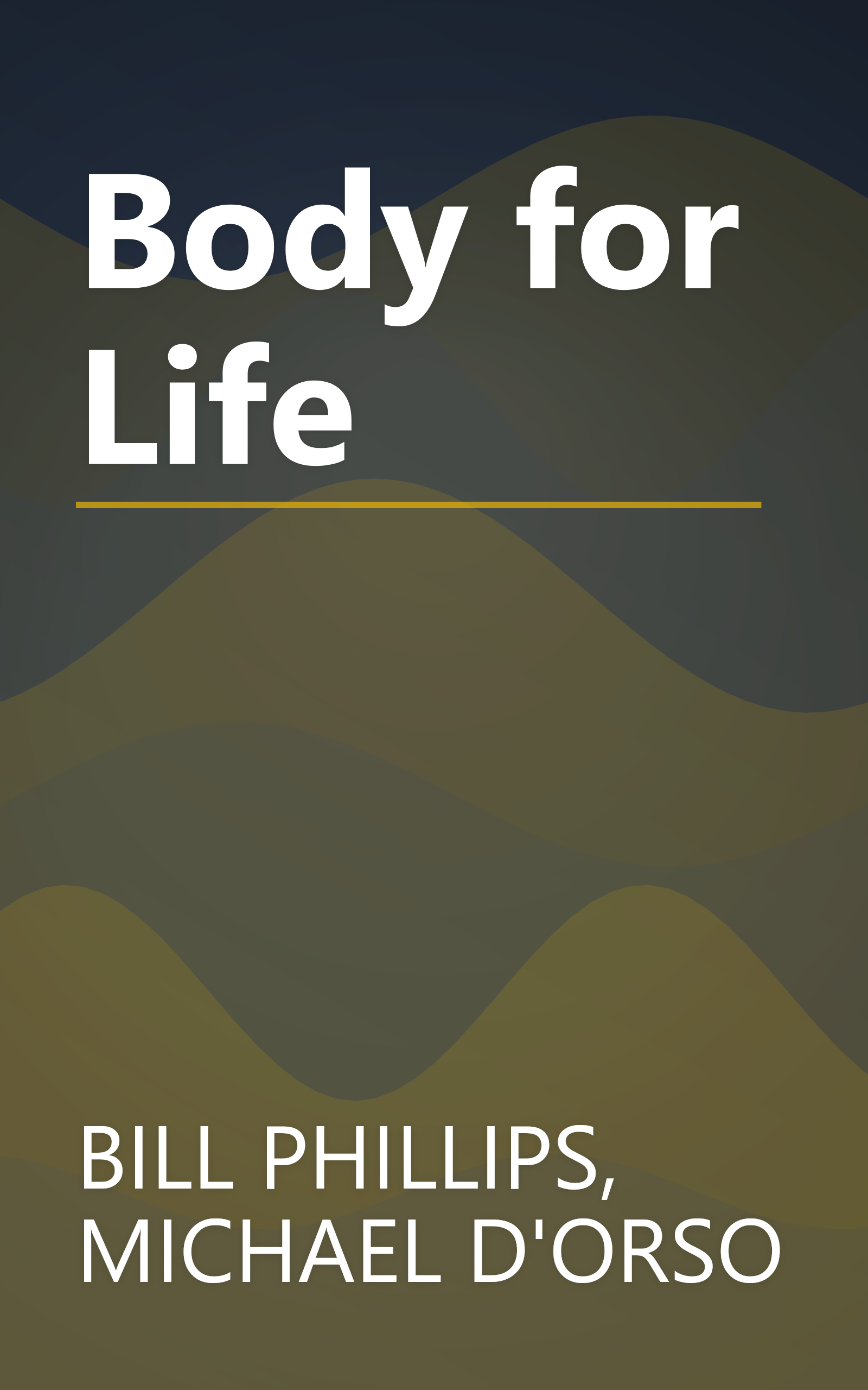 Body for Life book cover