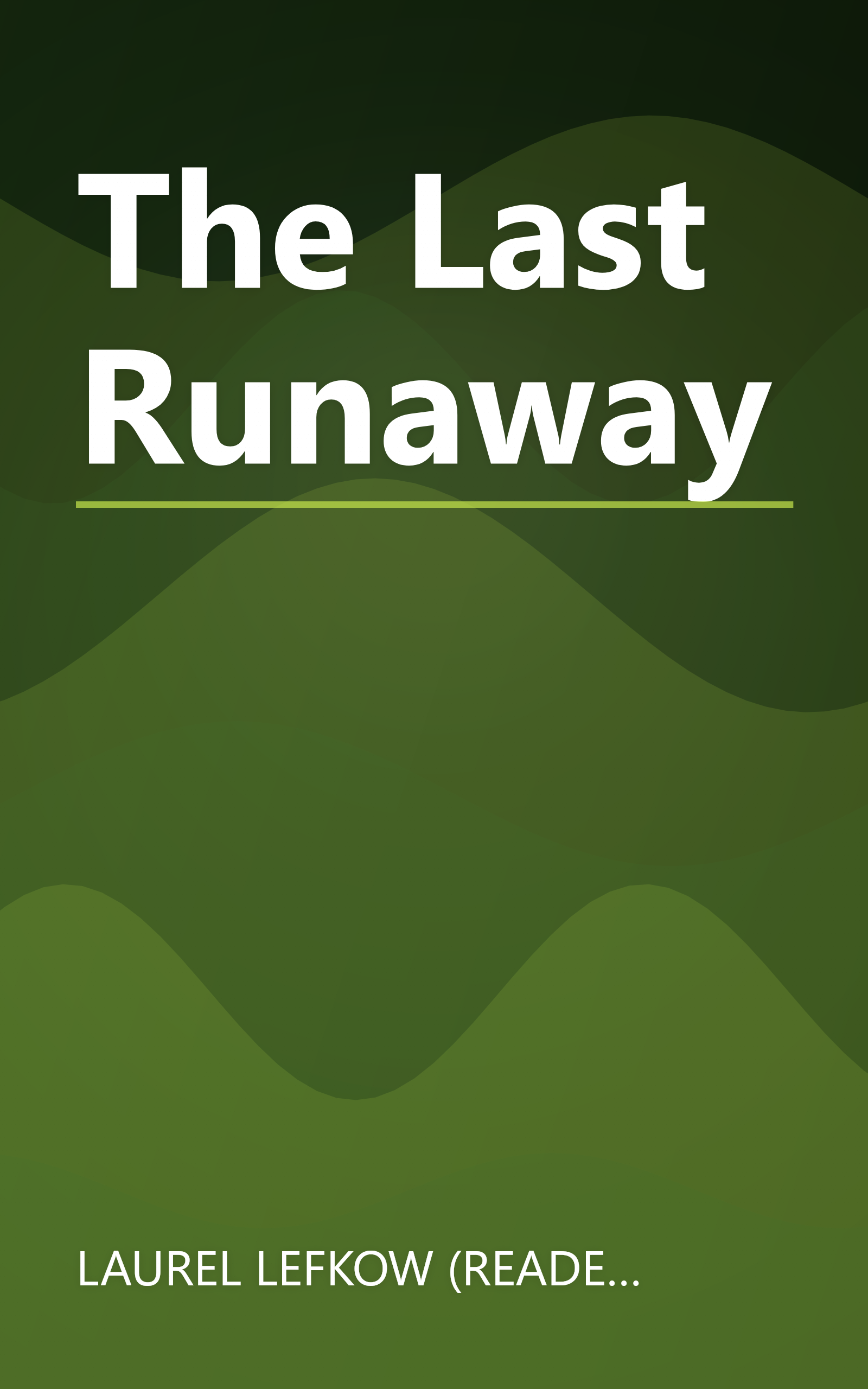 The Last Runaway book cover