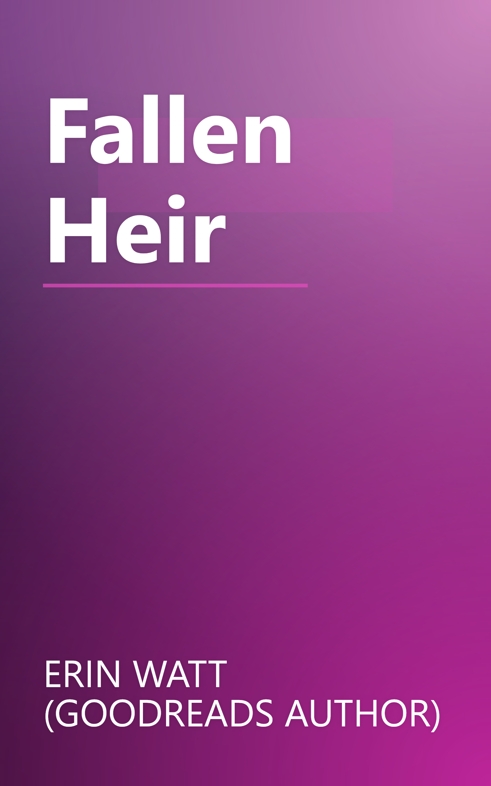 Fallen Heir book cover