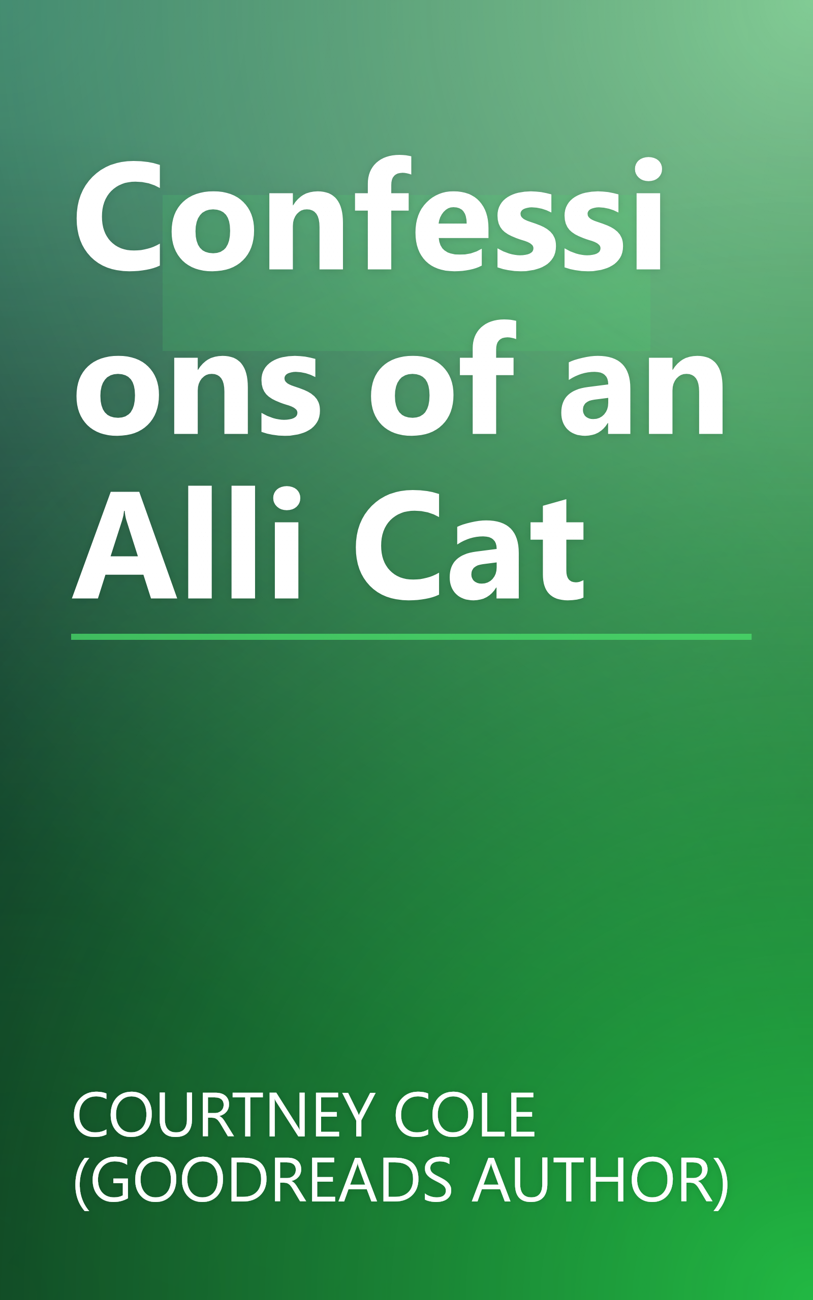 Confessions of an Alli Cat book cover