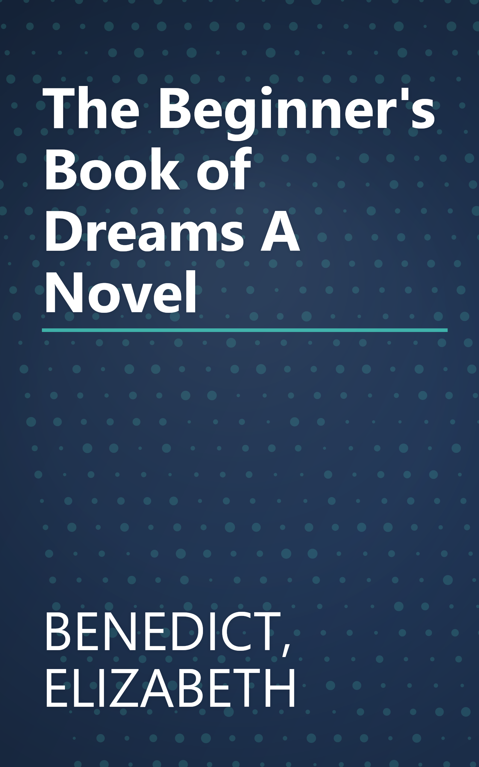 The Beginner's Book of Dreams A Novel book cover
