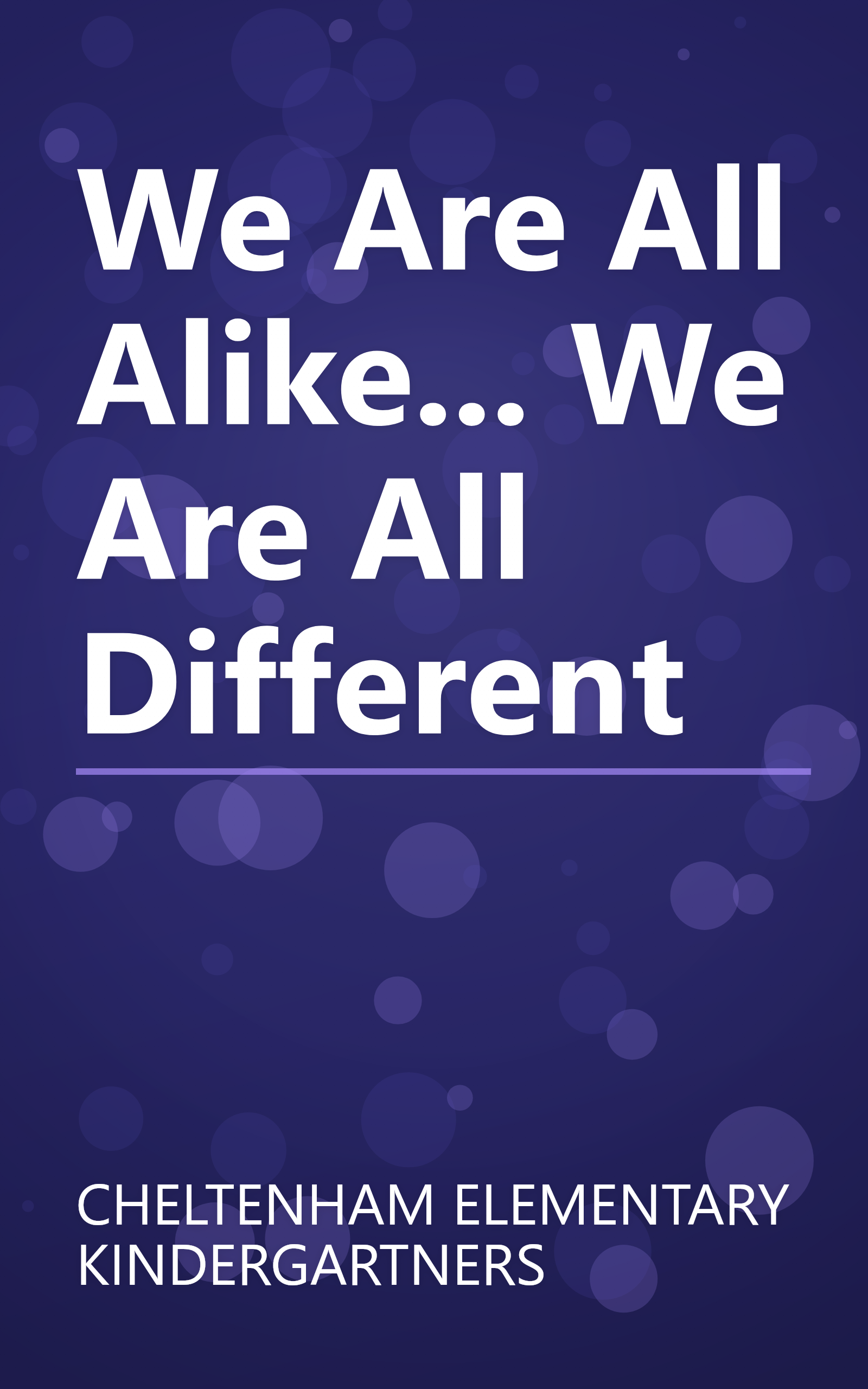 We Are All Alike... We Are All Different book cover