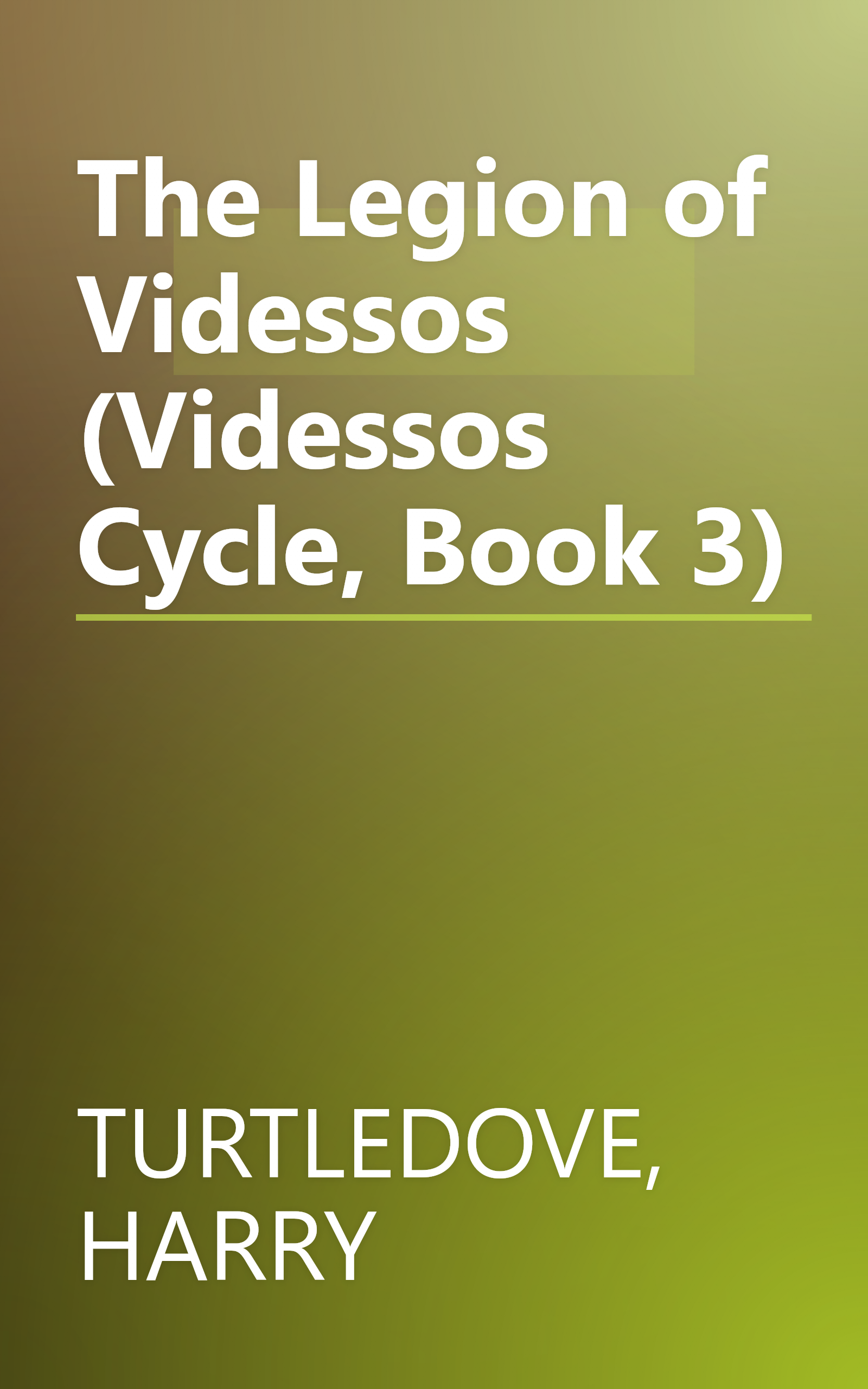 The Legion of Videssos (Videssos Cycle, Book 3) book cover