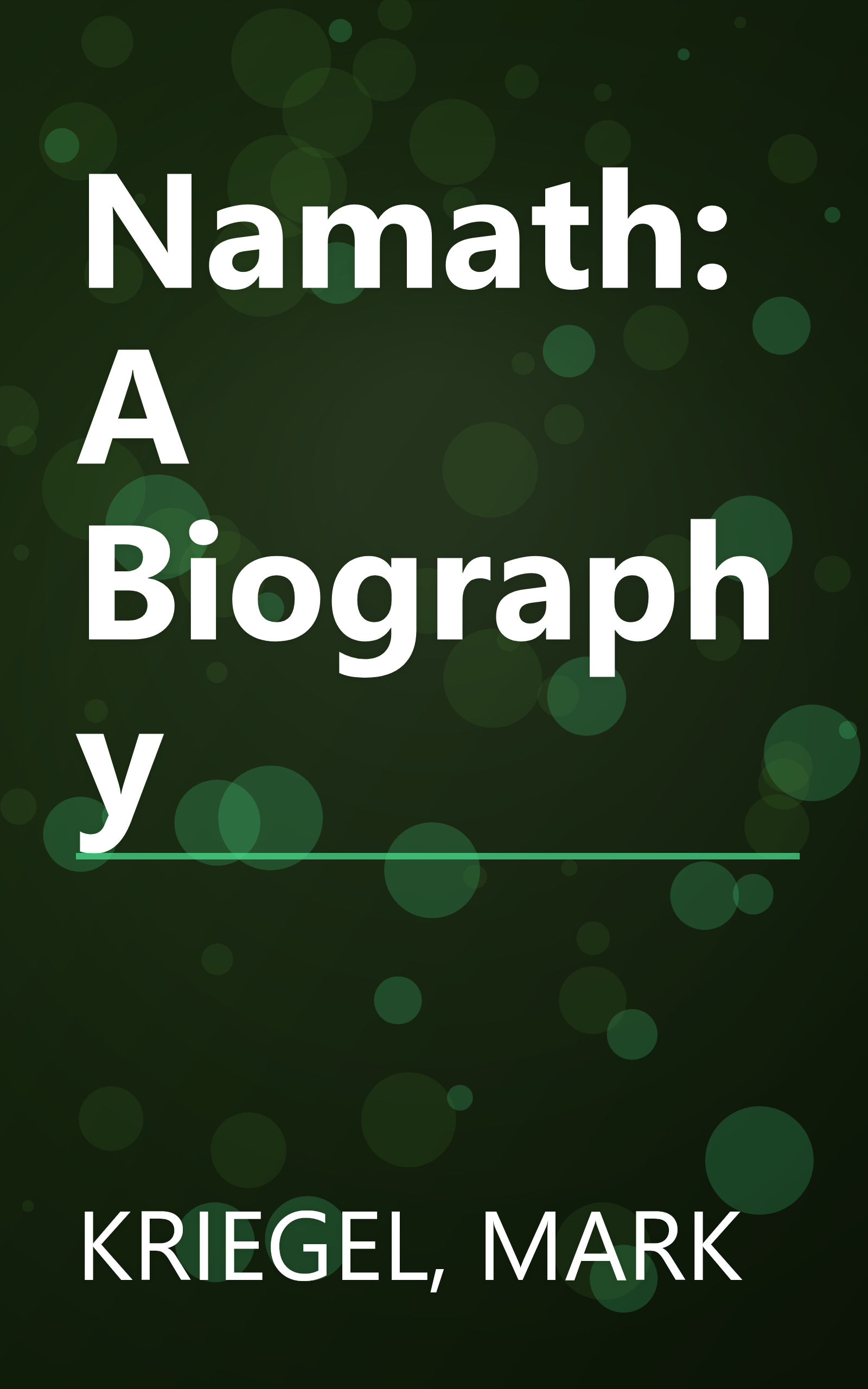 Namath: A Biography book cover