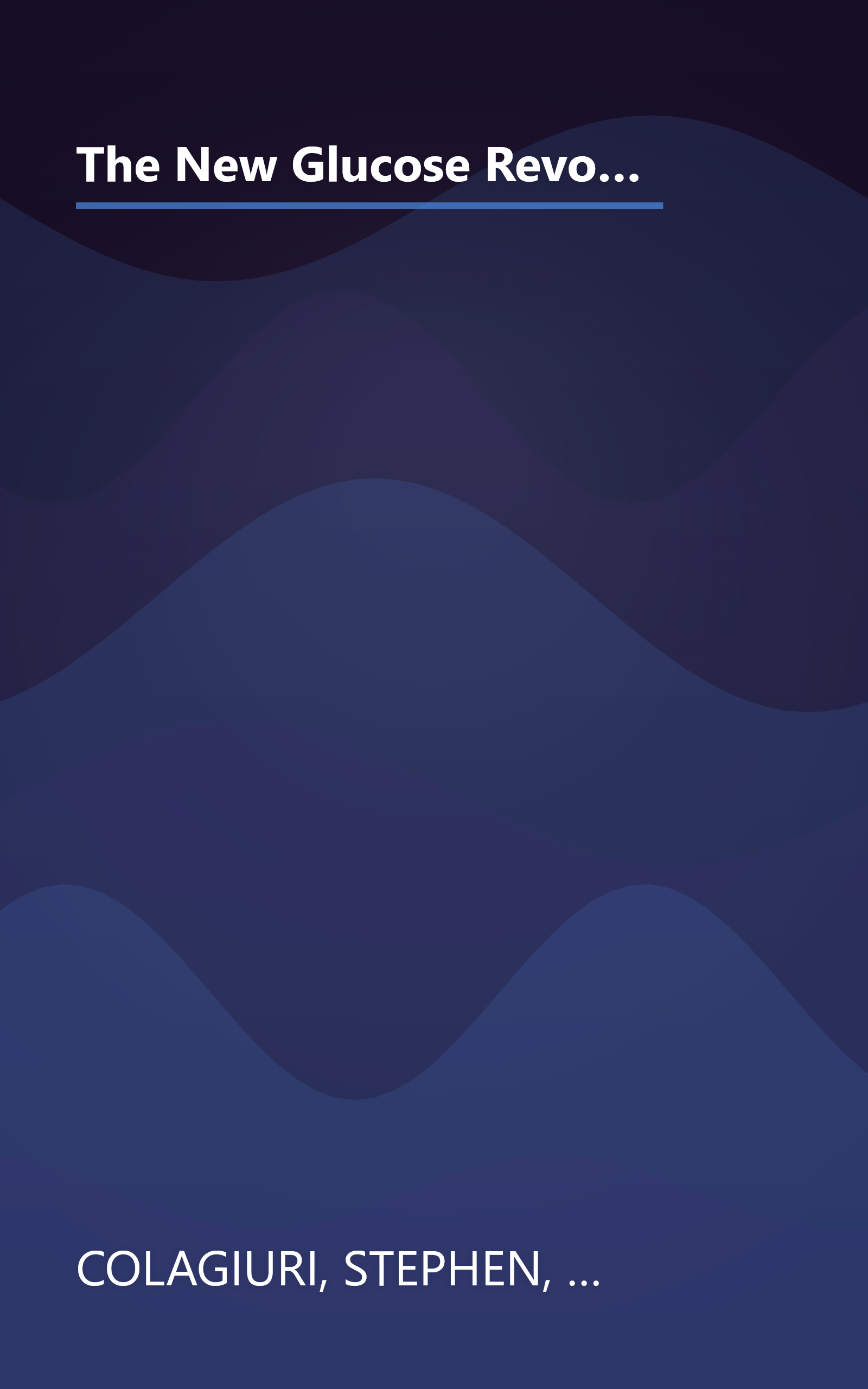 The New Glucose Revolution for Diabetes: The Definitive Guide to Managing Diabetes and Prediabetes Using the Glycemic Index (Marlowe Diabetes Library) book cover