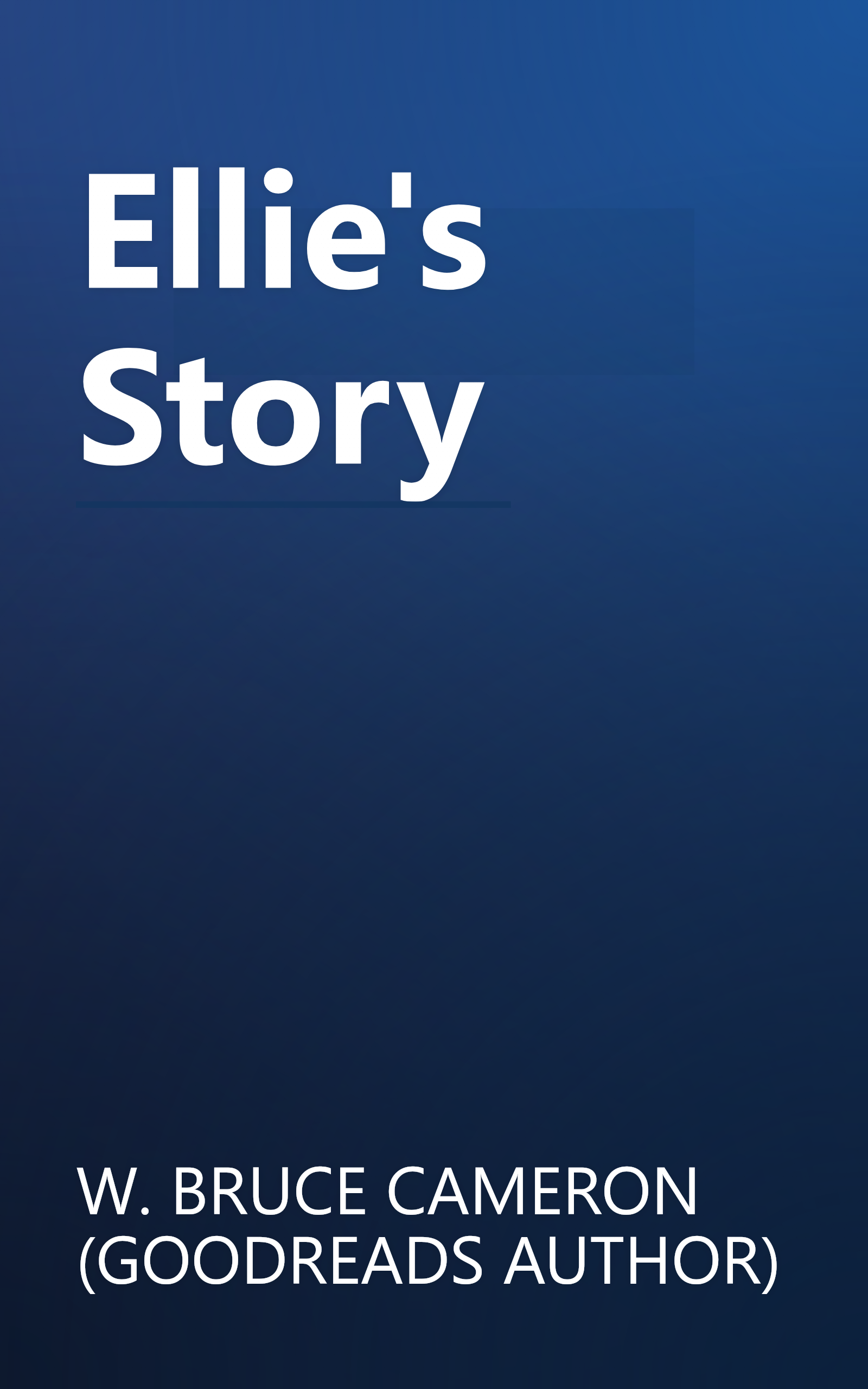 Ellie's Story book cover