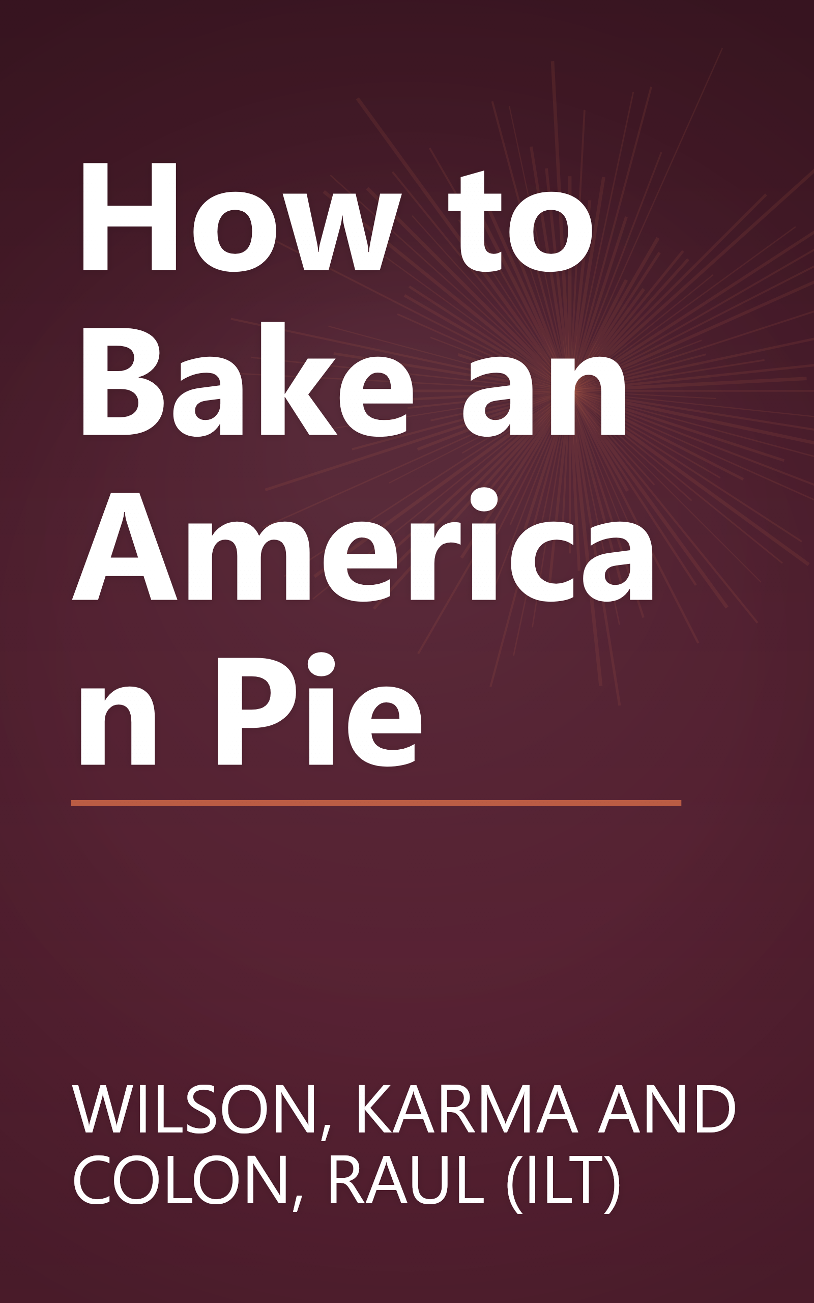 How to Bake an American Pie book cover