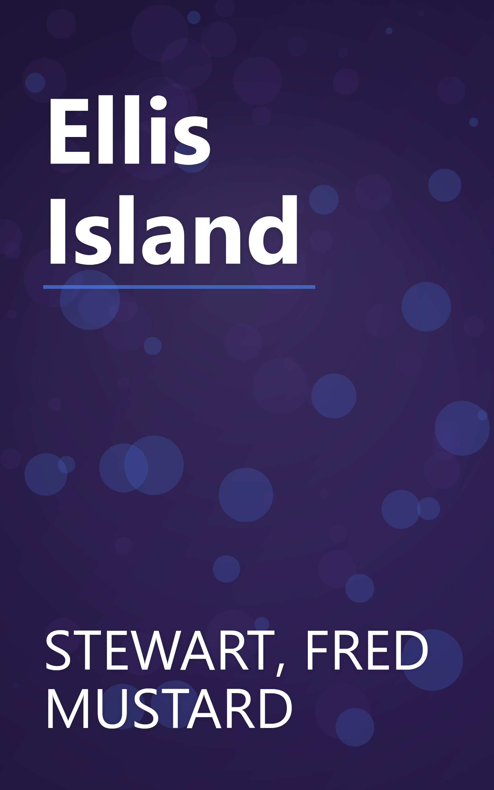 Ellis Island book cover