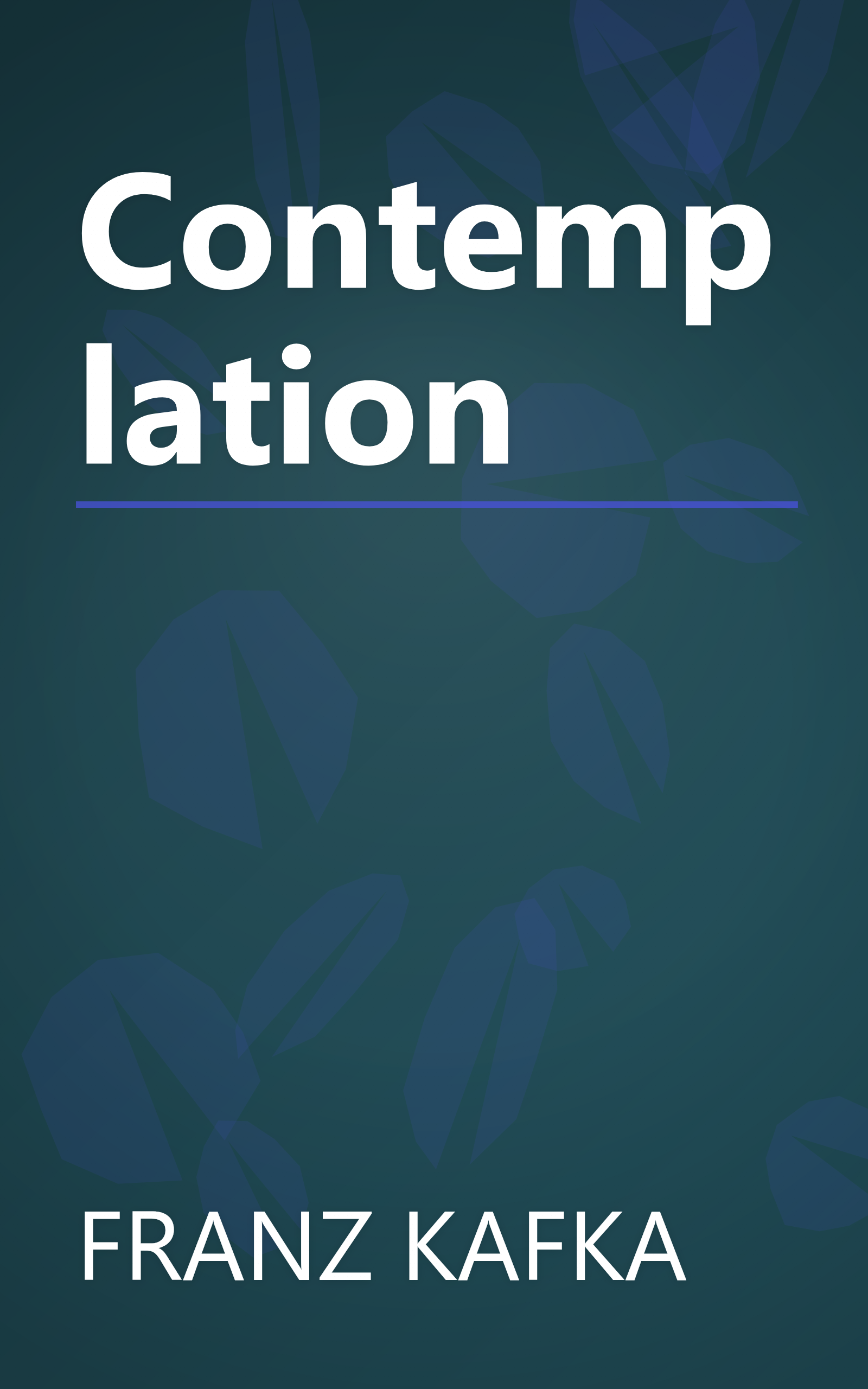 Contemplation book cover