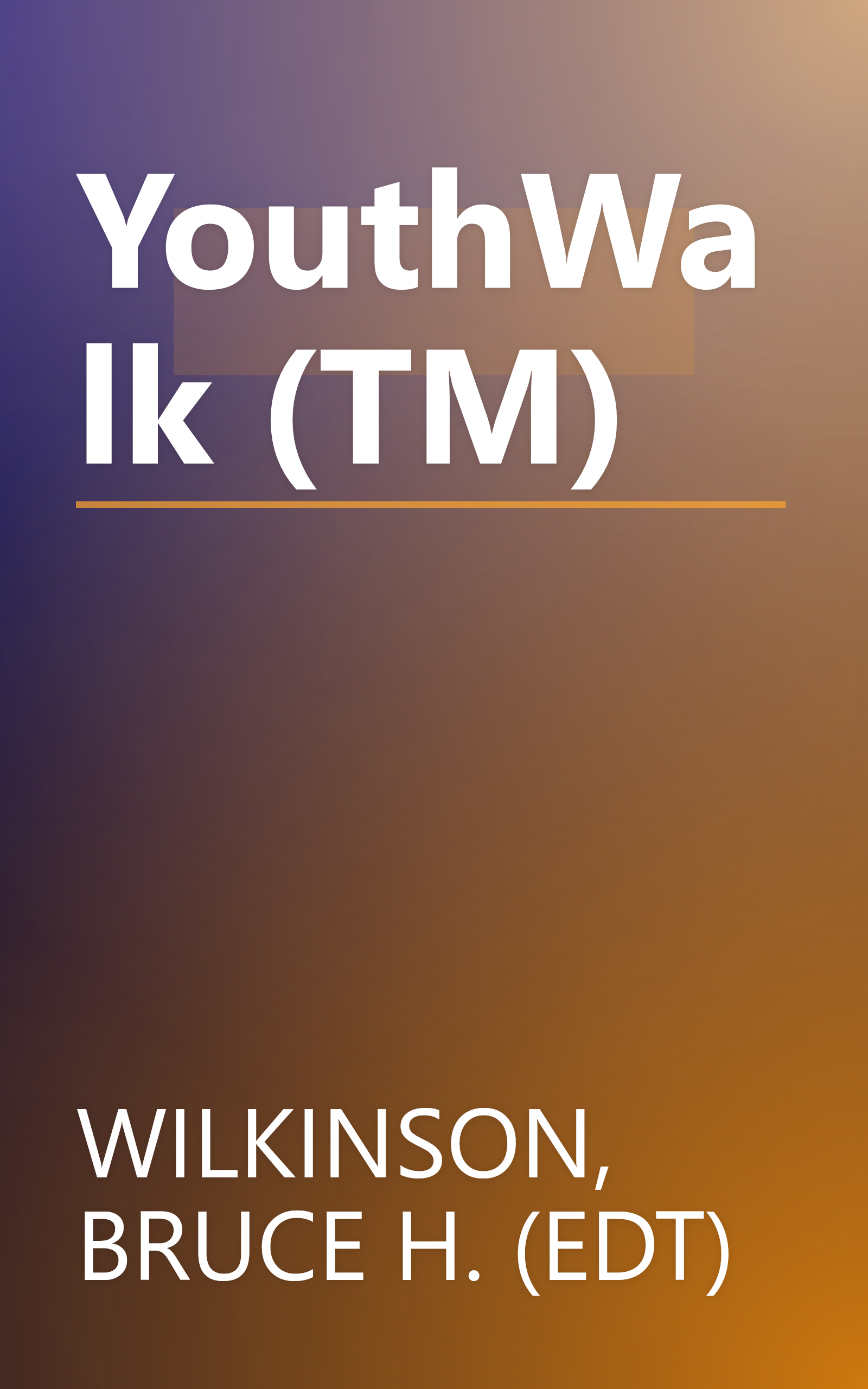 YouthWalk (TM) book cover