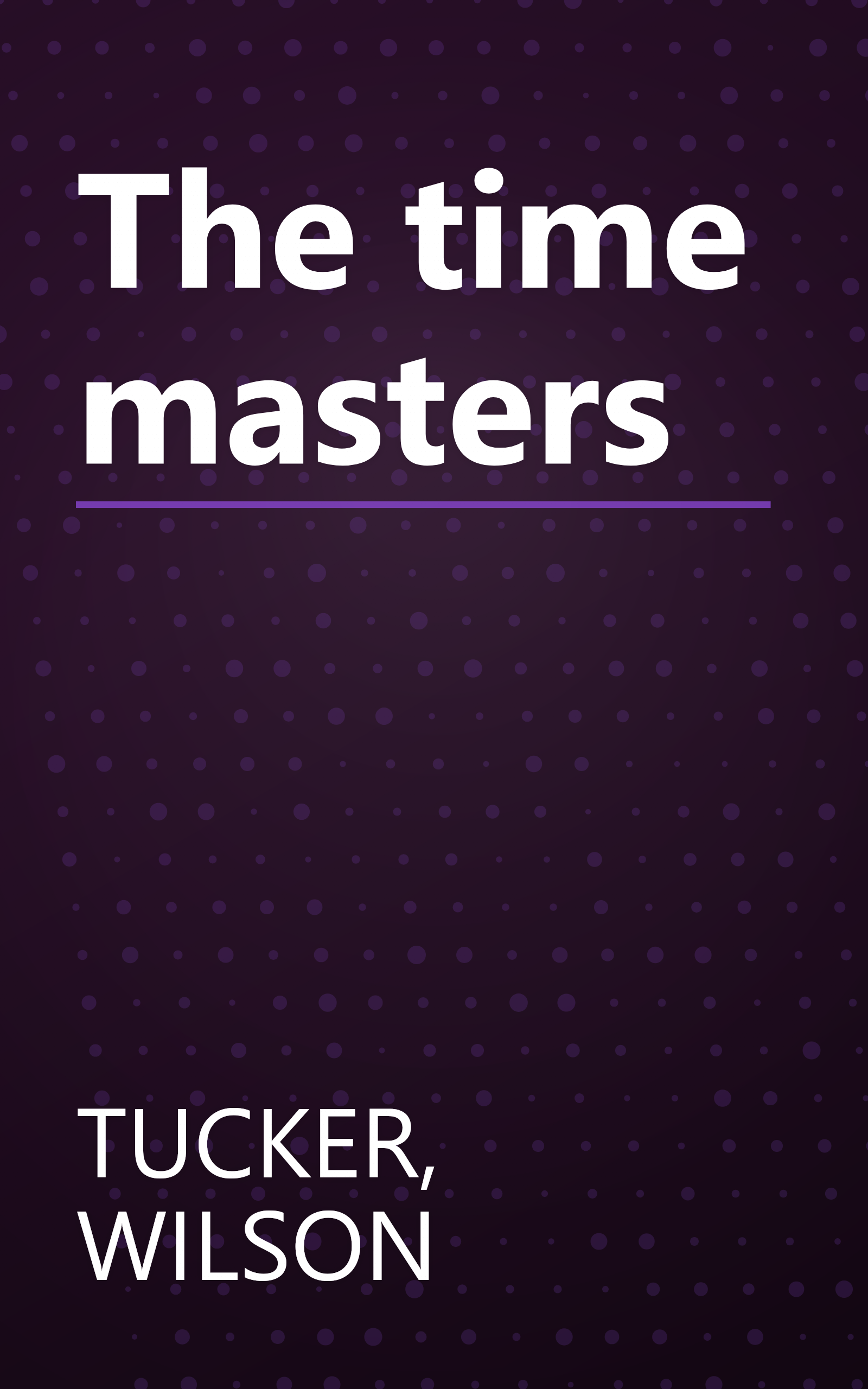The time masters book cover