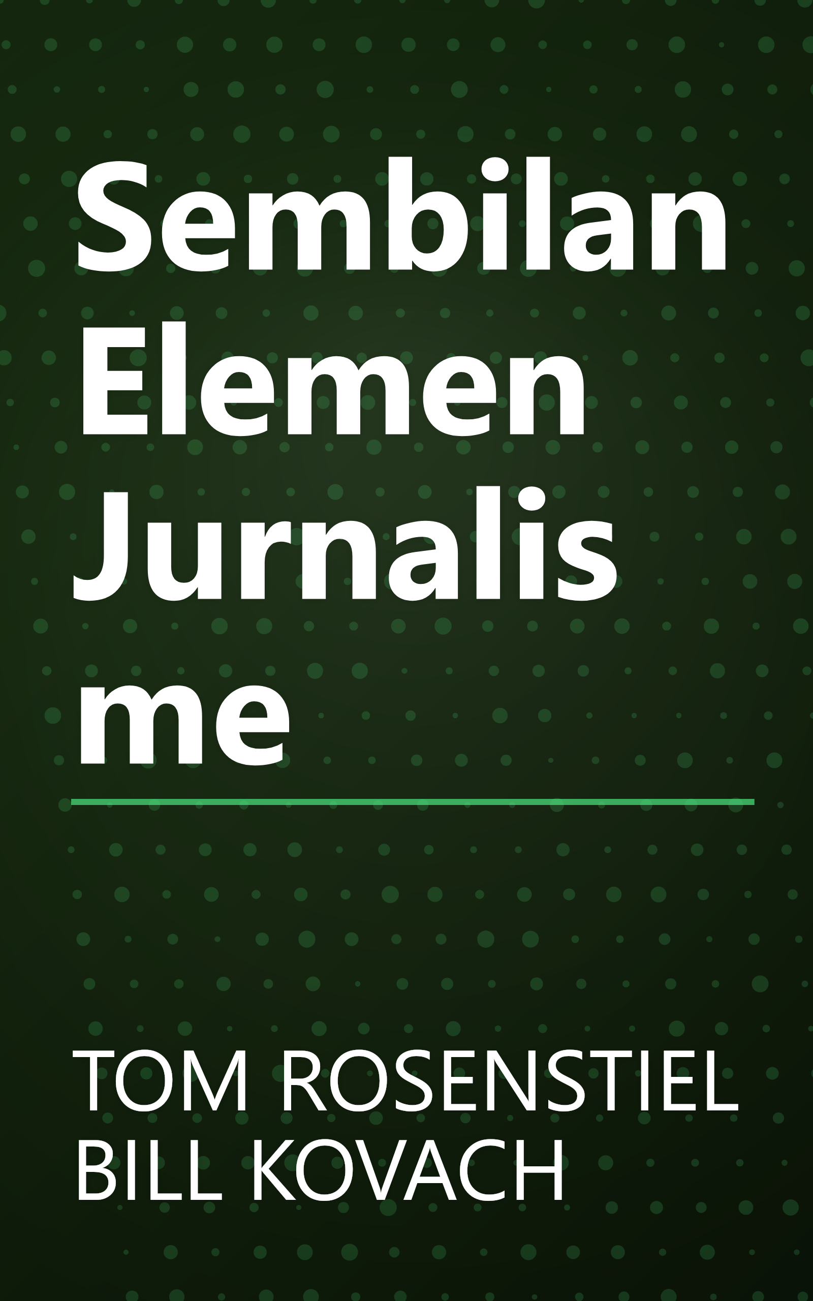 Sembilan Elemen Jurnalisme book cover