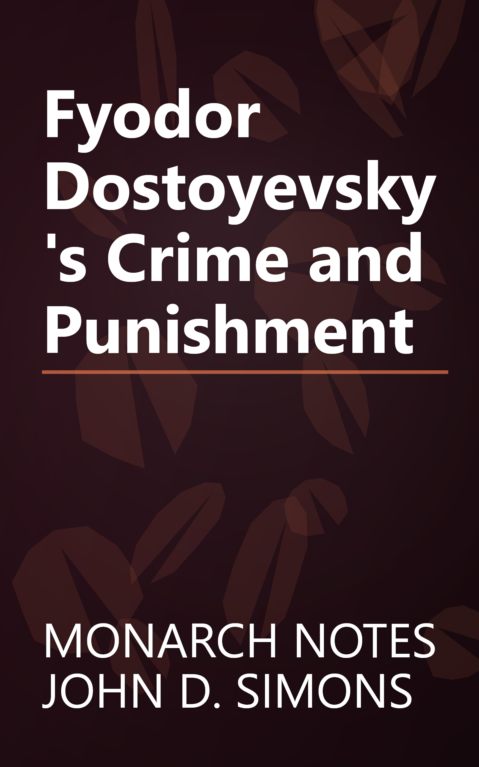 Fyodor Dostoyevsky's Crime and Punishment book cover